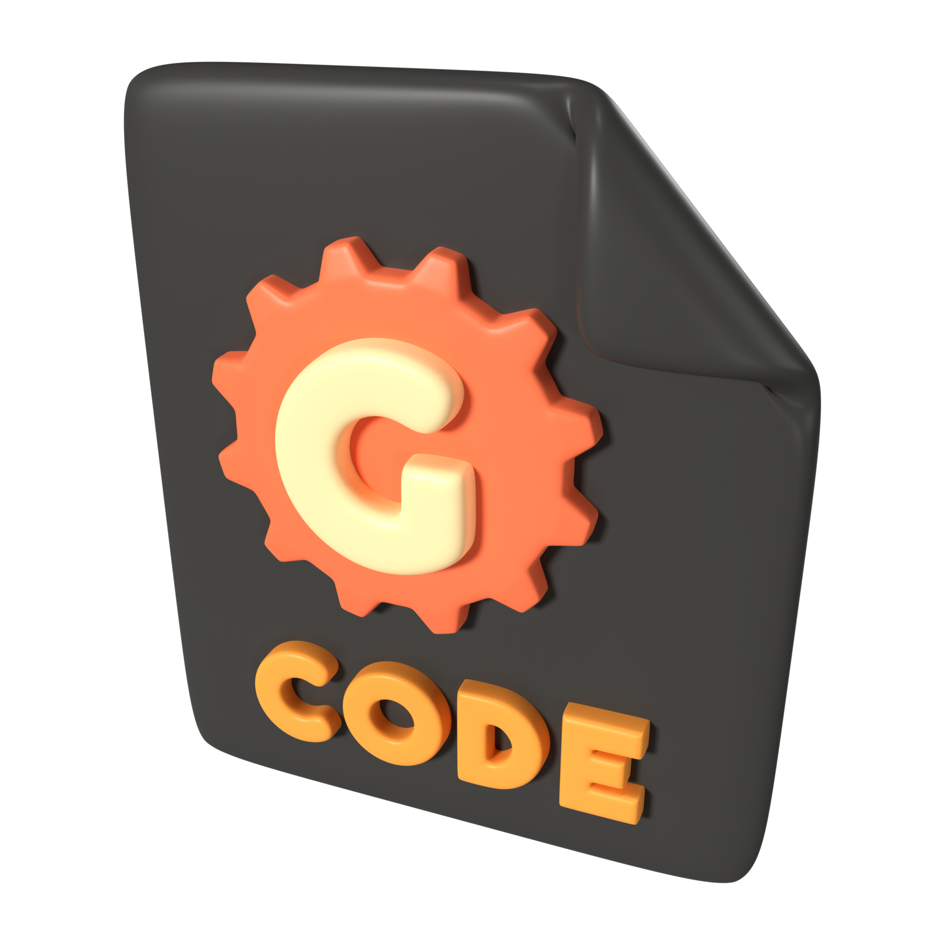 G Code File 3d Illustration Icon 33293527 Png