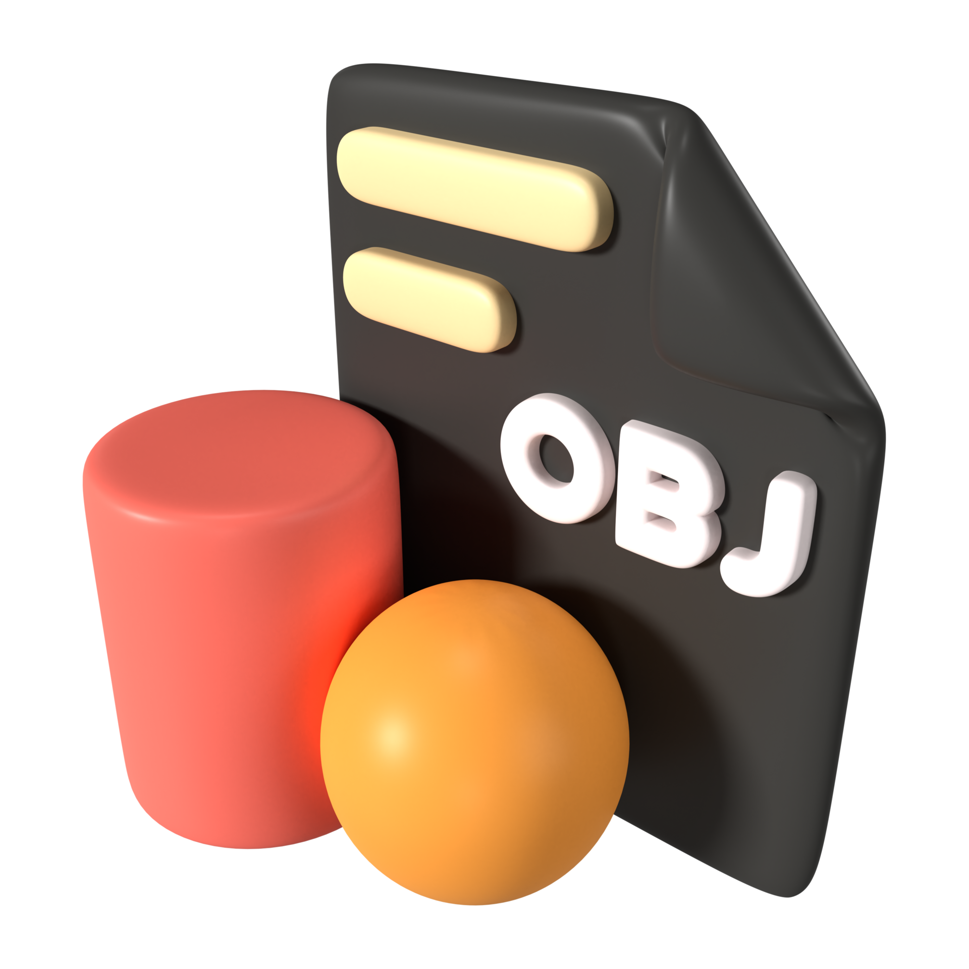 OBJ File Extension 3D Illustration Icon 33293538 PNG OBJ File Extension 3D Illustration Icon 33293538 PNG