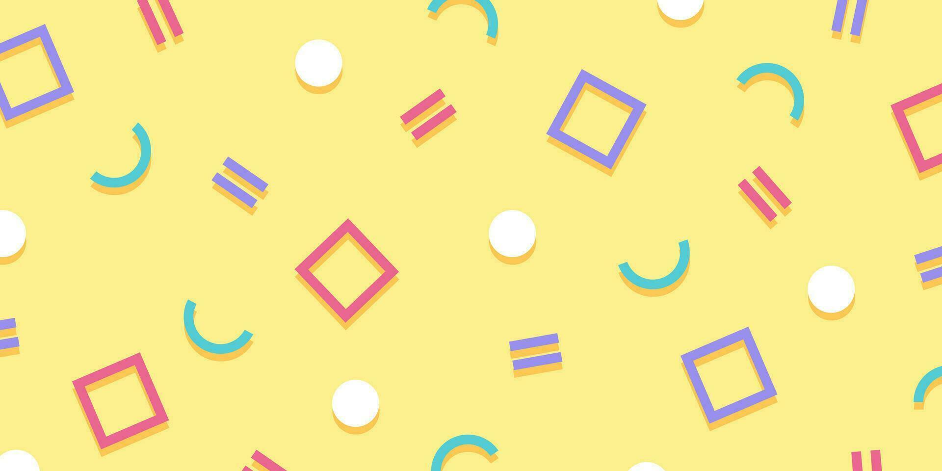 Memphis style geometric pattern. Abstract background design. Vector ... Memphis style geometric pattern. Abstract background design. Vector ...