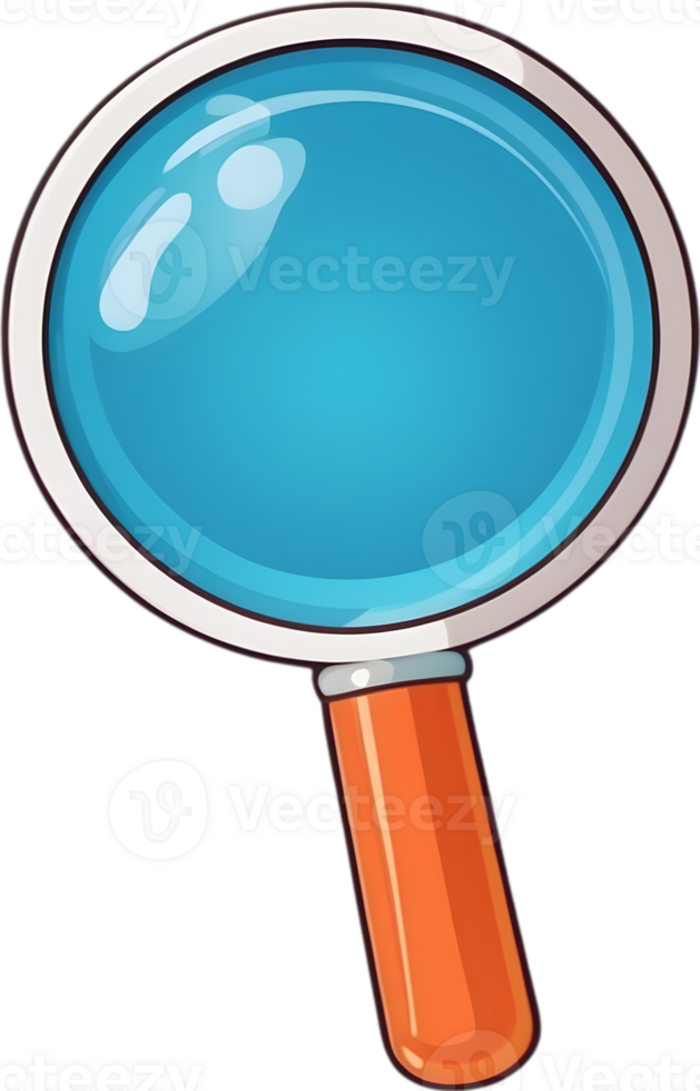 magnifying glass icon, transparent background png ai generative ... magnifying glass icon, transparent background png ai generative ...