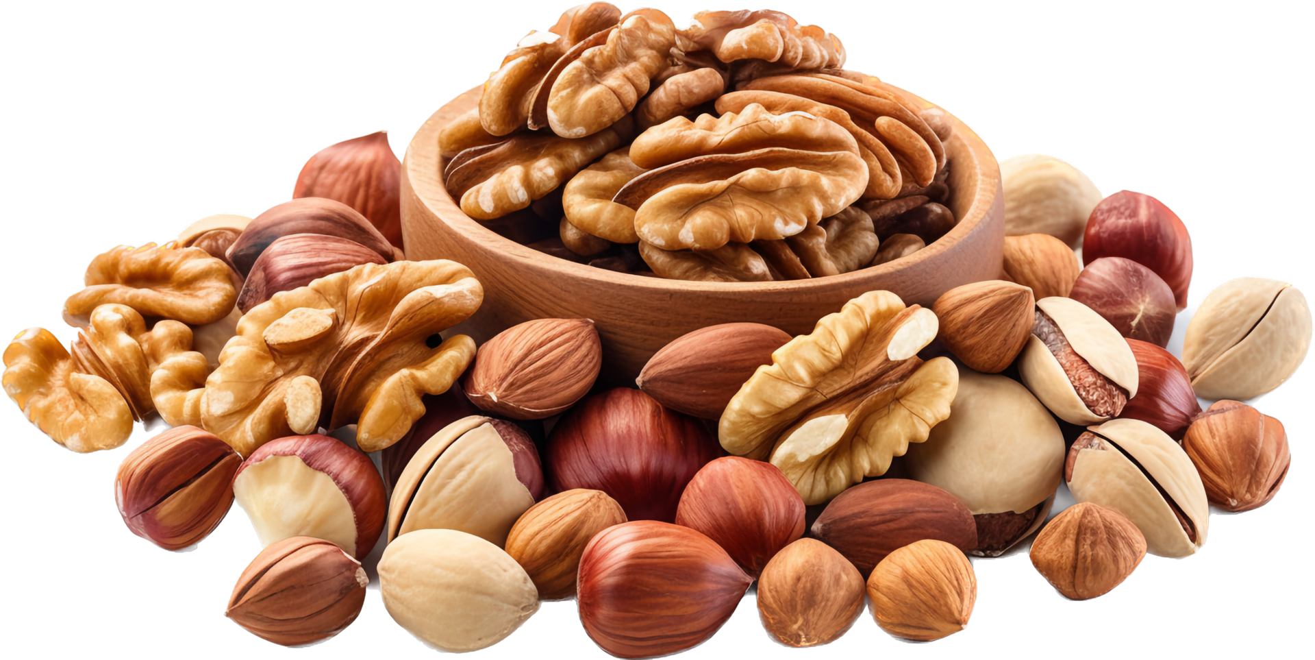 Nuts png with AI generated. 33302528 PNG