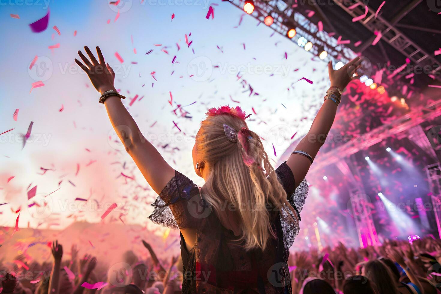 Edm Concert Background