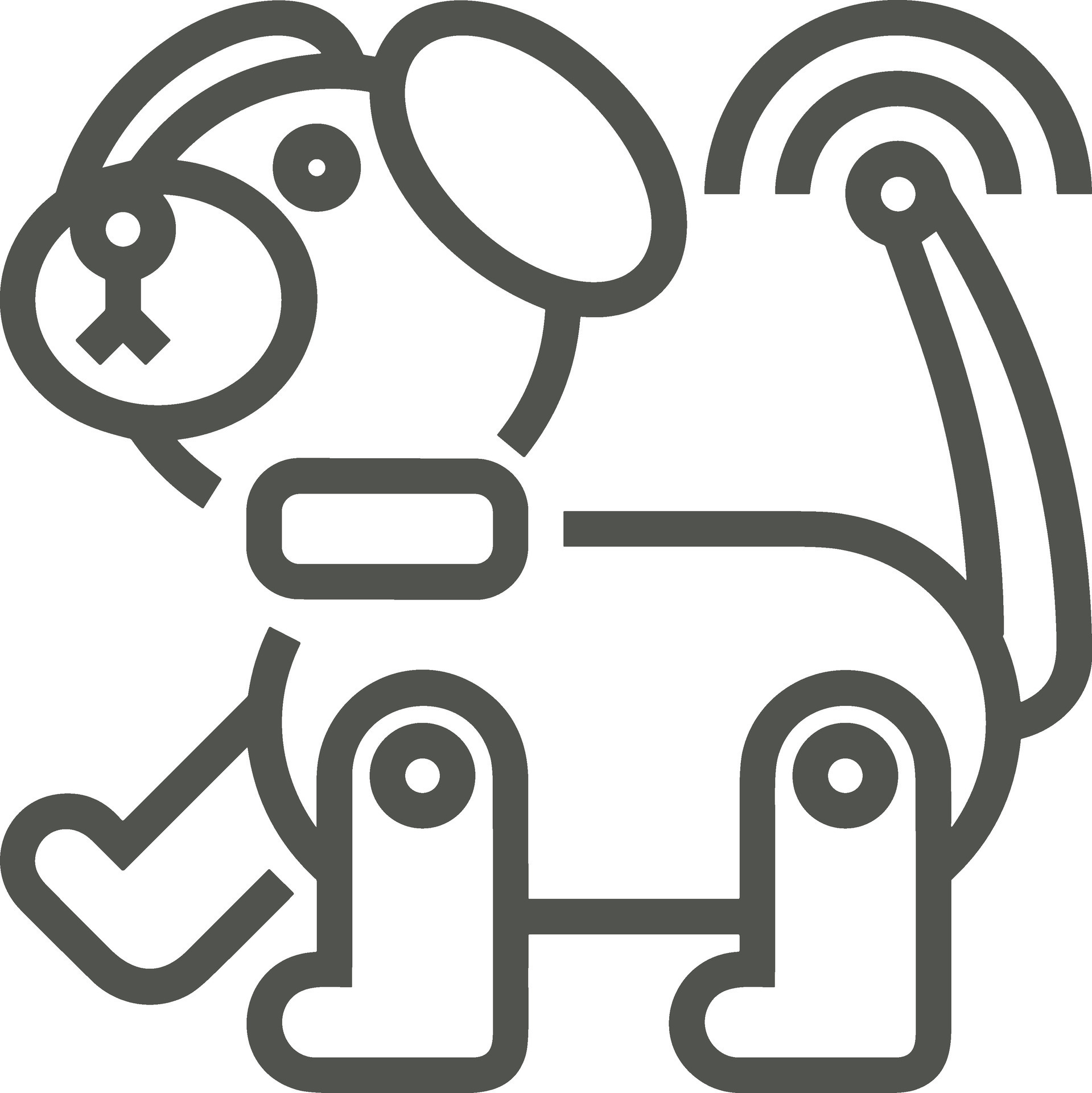 Artificial Intelligence icon symbol vector image. Illustration of the ...