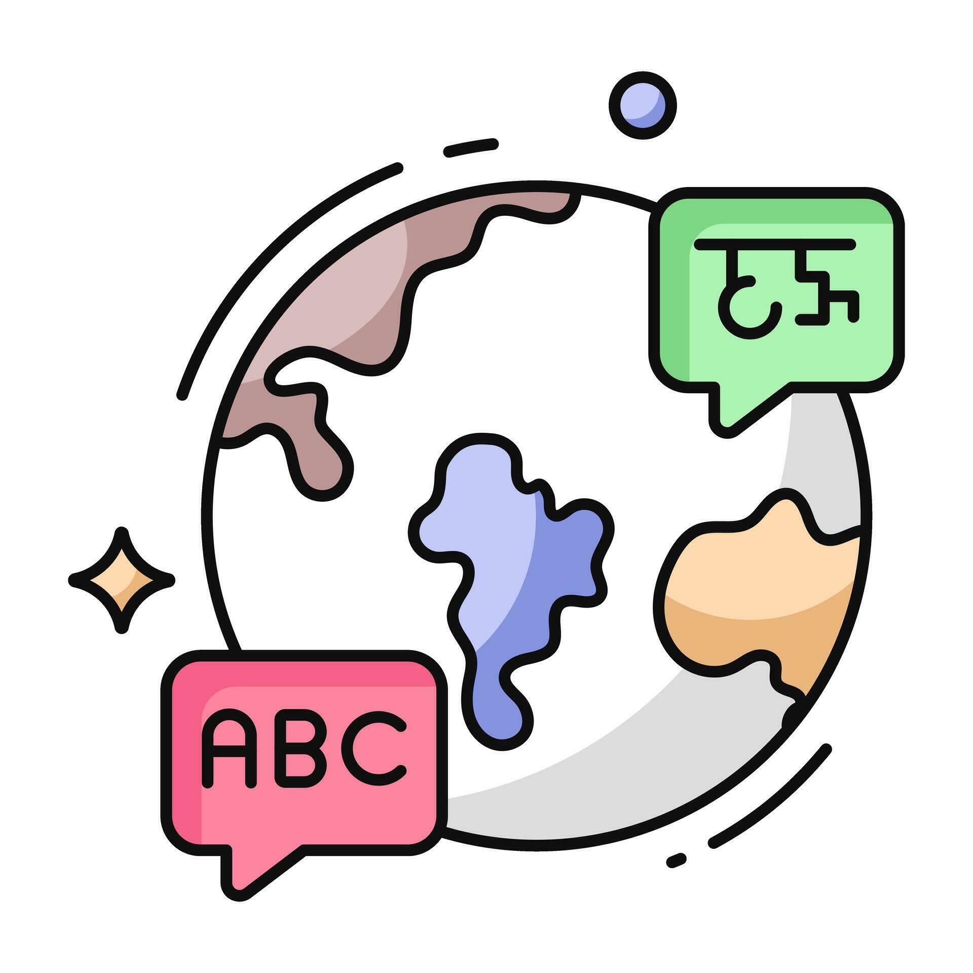 Vector design of language translator icon 33319036 Vector Art at Vecteezy