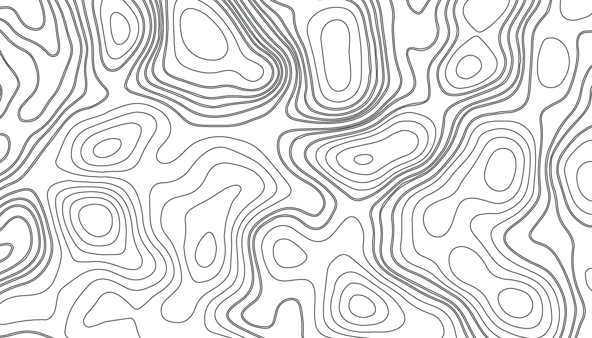 Background of the topographic map. Elevation contouring outline ...