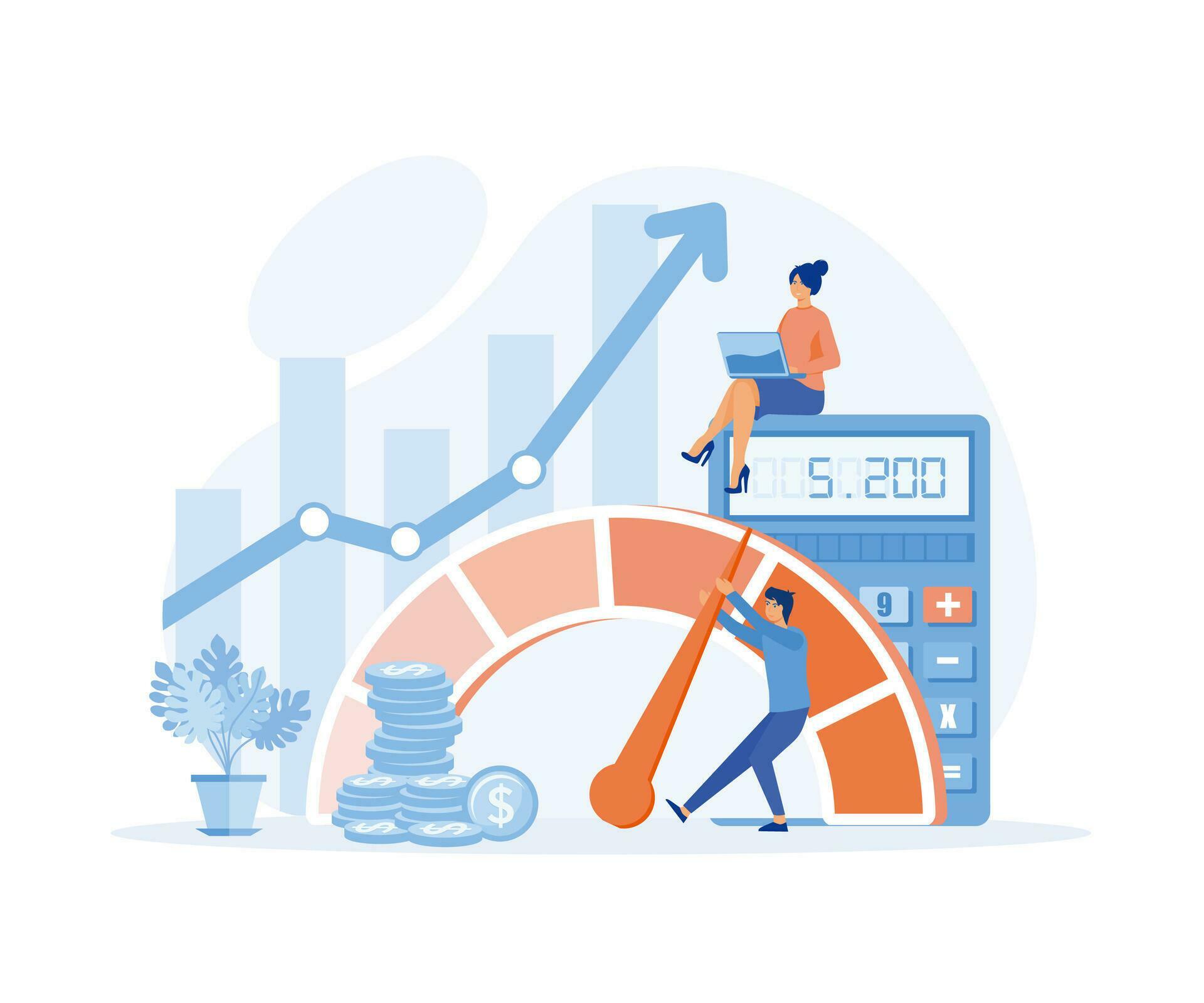 Cost Optimization Typographic Header Idea Of Cost And Income Balance