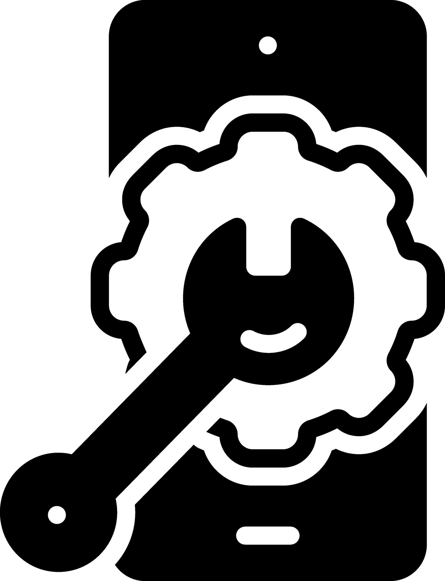 solid icon for modifications 33332508 Vector Art at Vecteezy