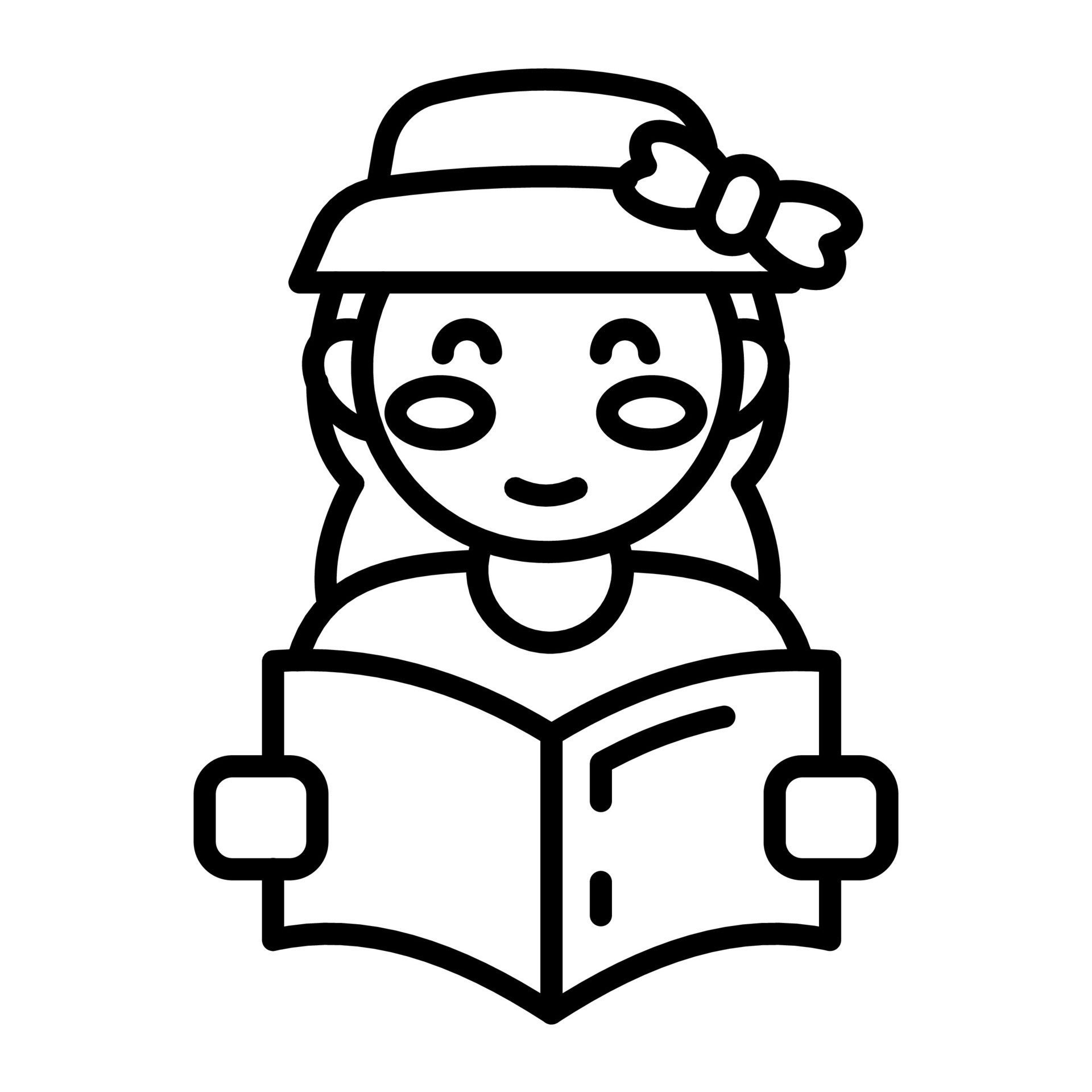 Reading icon in vector. Illustration 33340913 Vector Art at Vecteezy