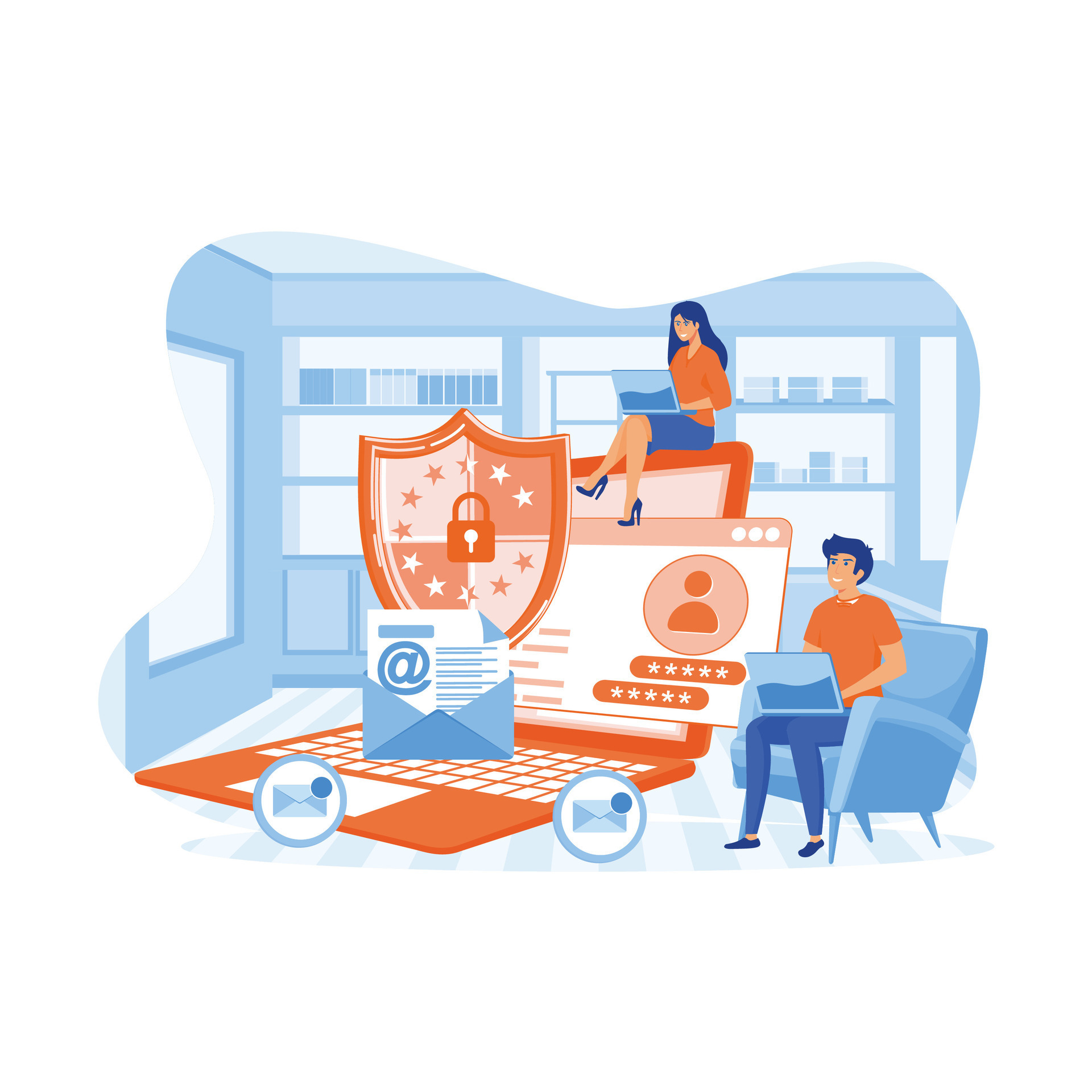 Data protection concept.Safety and confidential data protection ... Data protection concept.Safety and confidential data protection ...