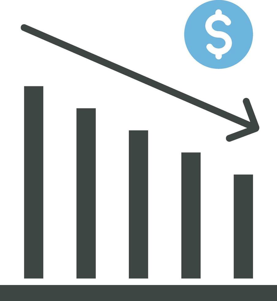 Decrease icon vector image. Suitable for mobile apps, web apps and ...