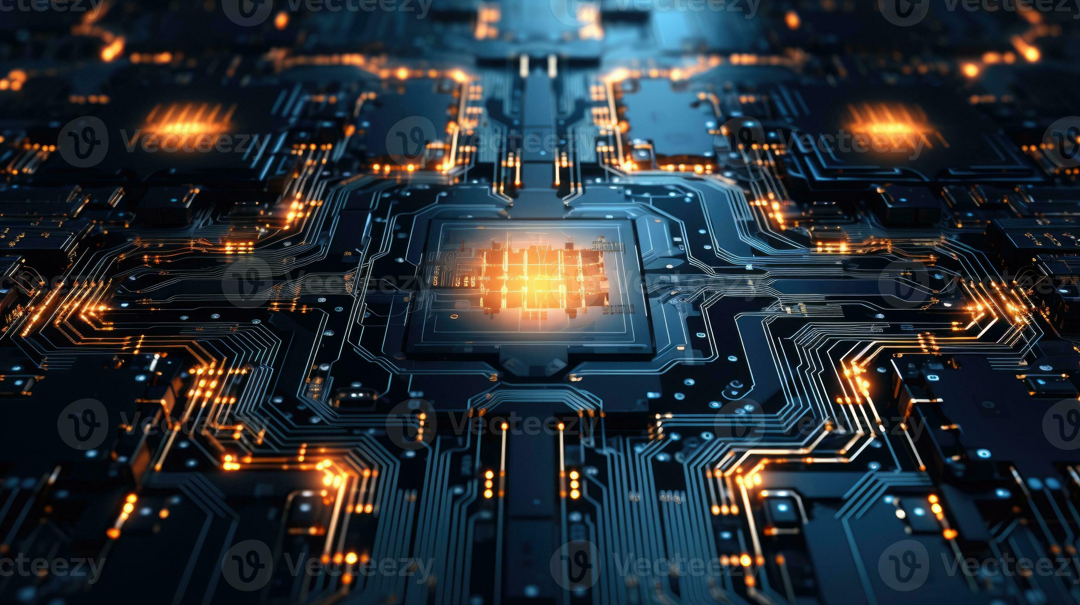 abstract tech background filled with a mesmerizing array of circuitry patterns, AI Generative ...