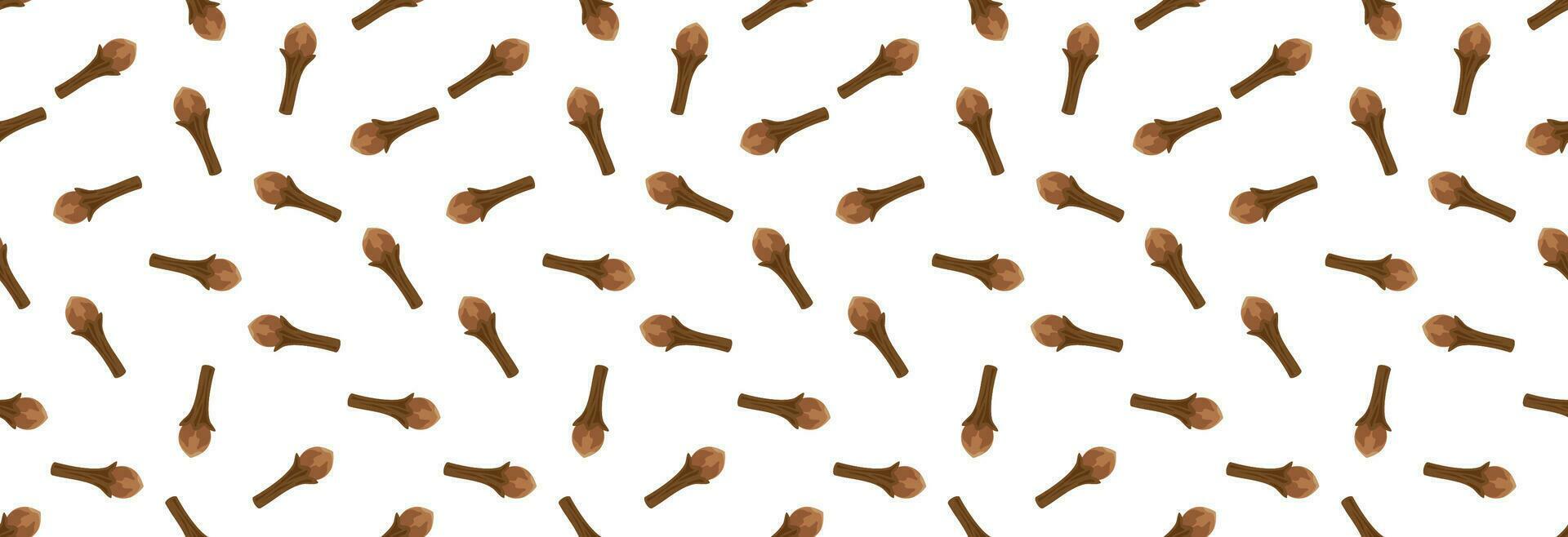 Dry cloves pattern. 33480016 Vector Art at Vecteezy