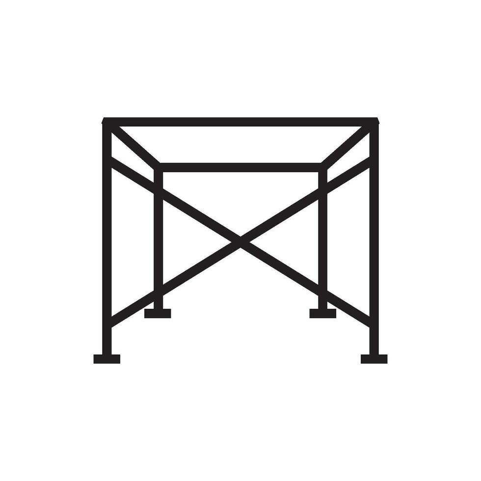 Scaffolding icon vector 33487995 Vector Art at Vecteezy Scaffolding icon vector 33487995 Vector Art at Vecteezy