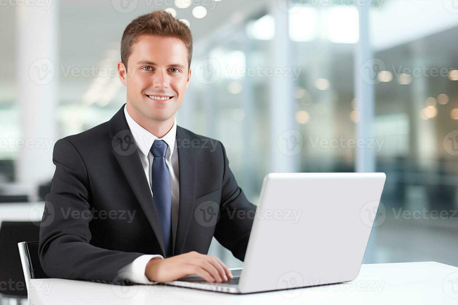 Business Man On Computer Stock Photos, Images and Backgrounds for Free ...