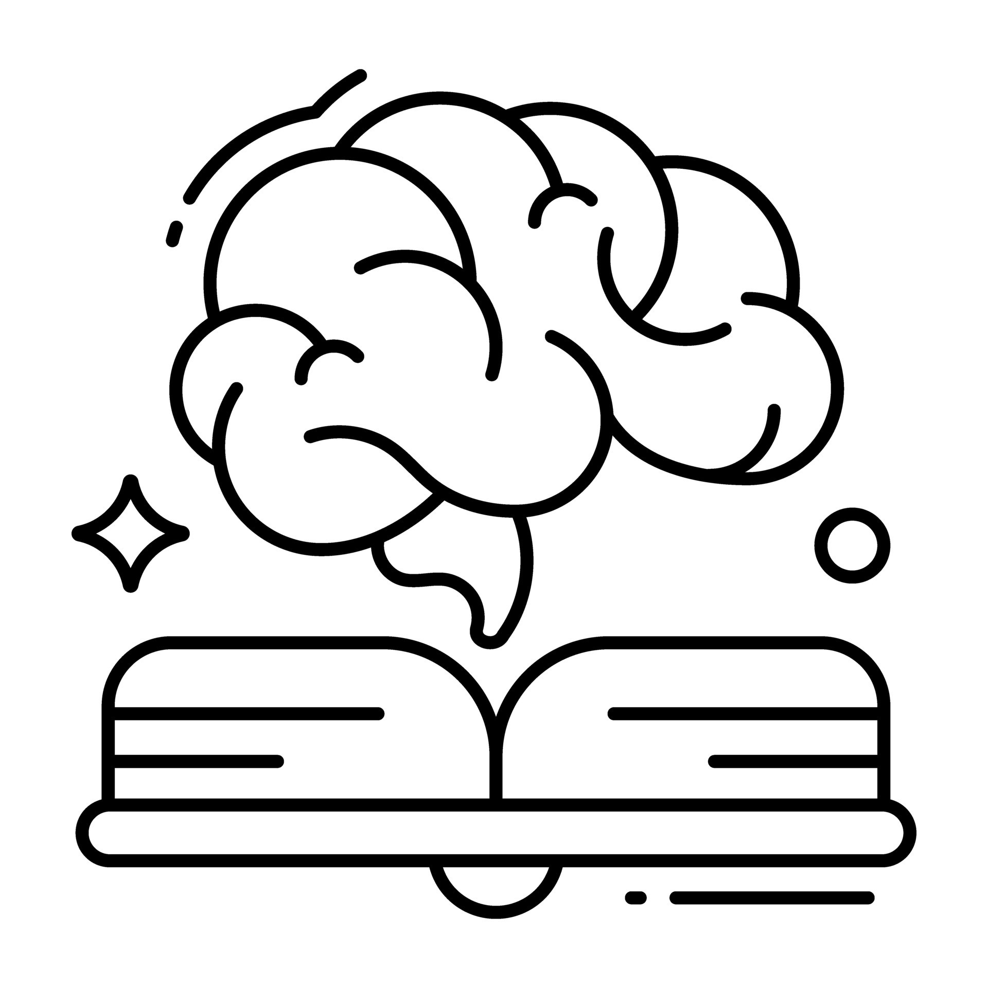 Conceptual Linear design icon of study break 33491572 Vector Art at ...