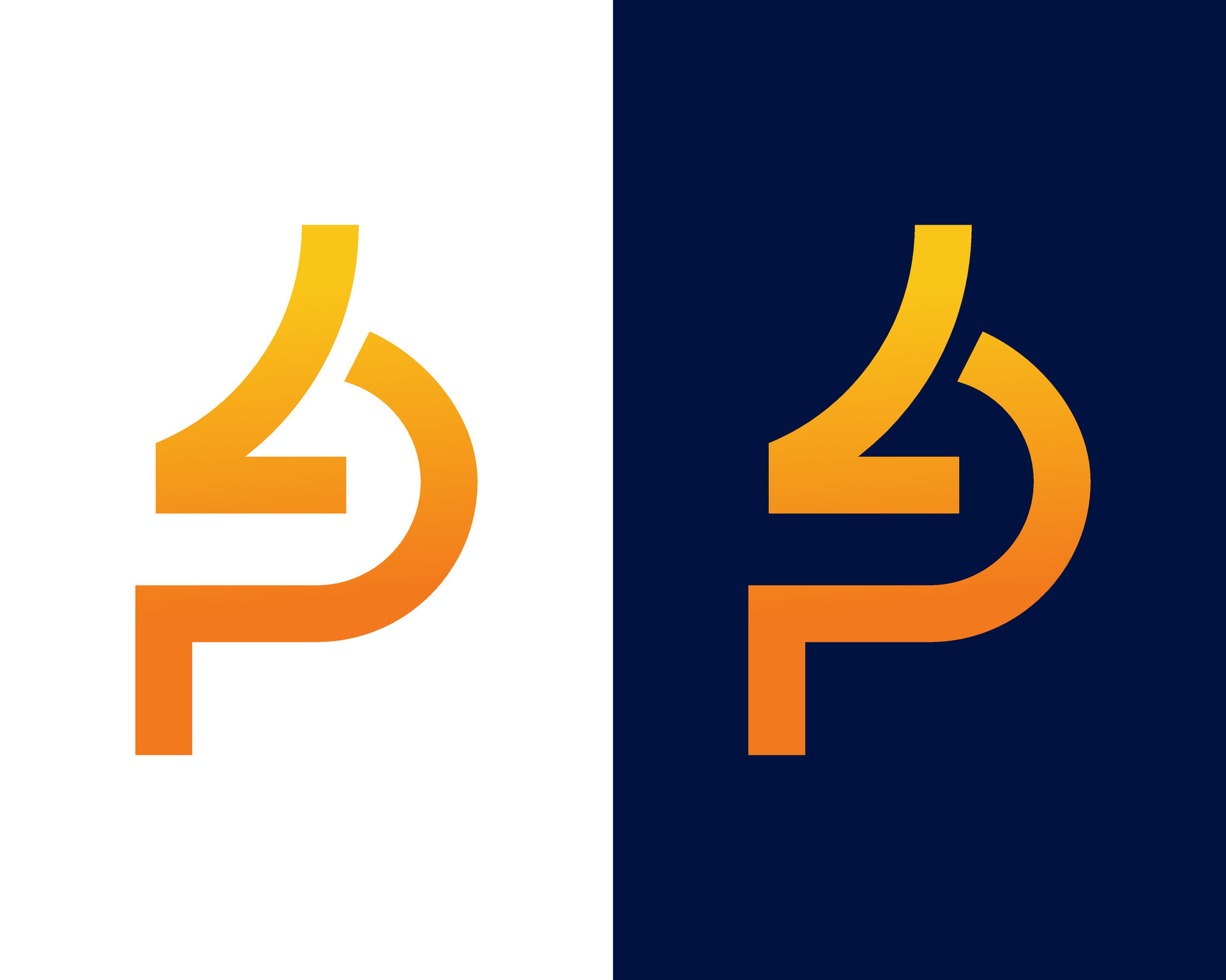 Letter P7 Modern monogram logo design template vector 33491685 Vector Art at Vecteezy