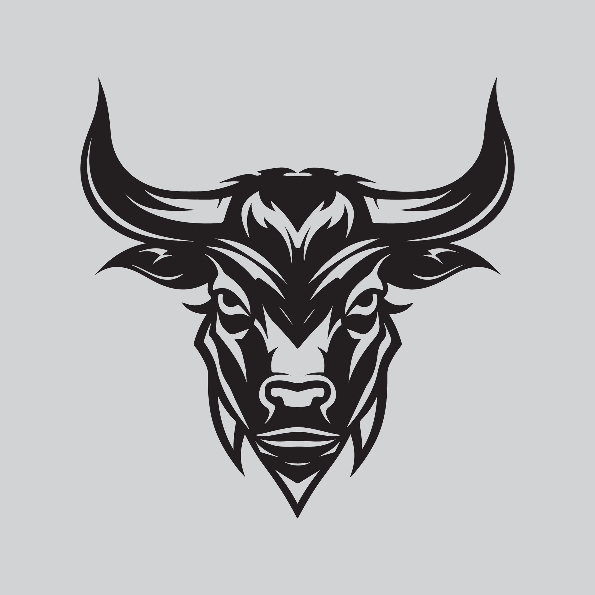 Bull Head Vector Art, Image and Design 33492771 Vector Art at Vecteezy