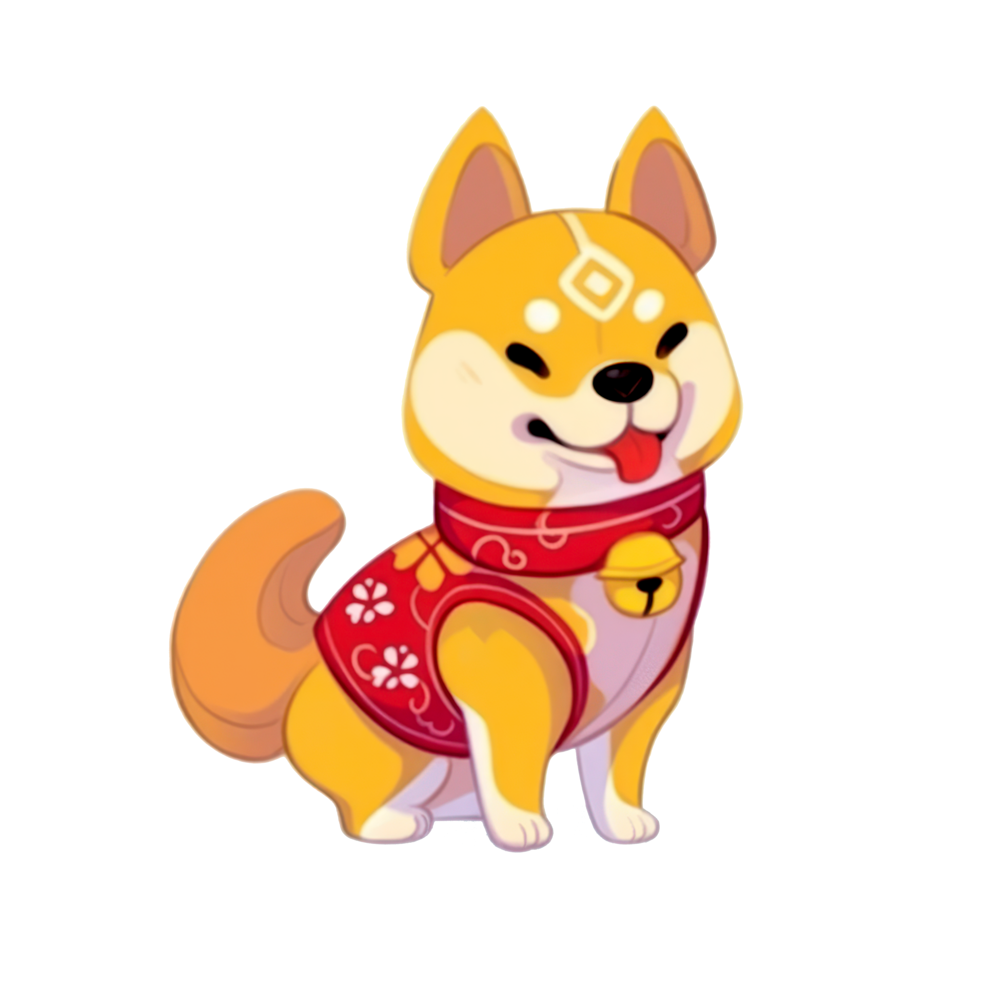 Cute Chinese Zodiac Dog AI Generative 33494346 PNG cute-chinese-zodiac-dog-ai-generative-33494346-png