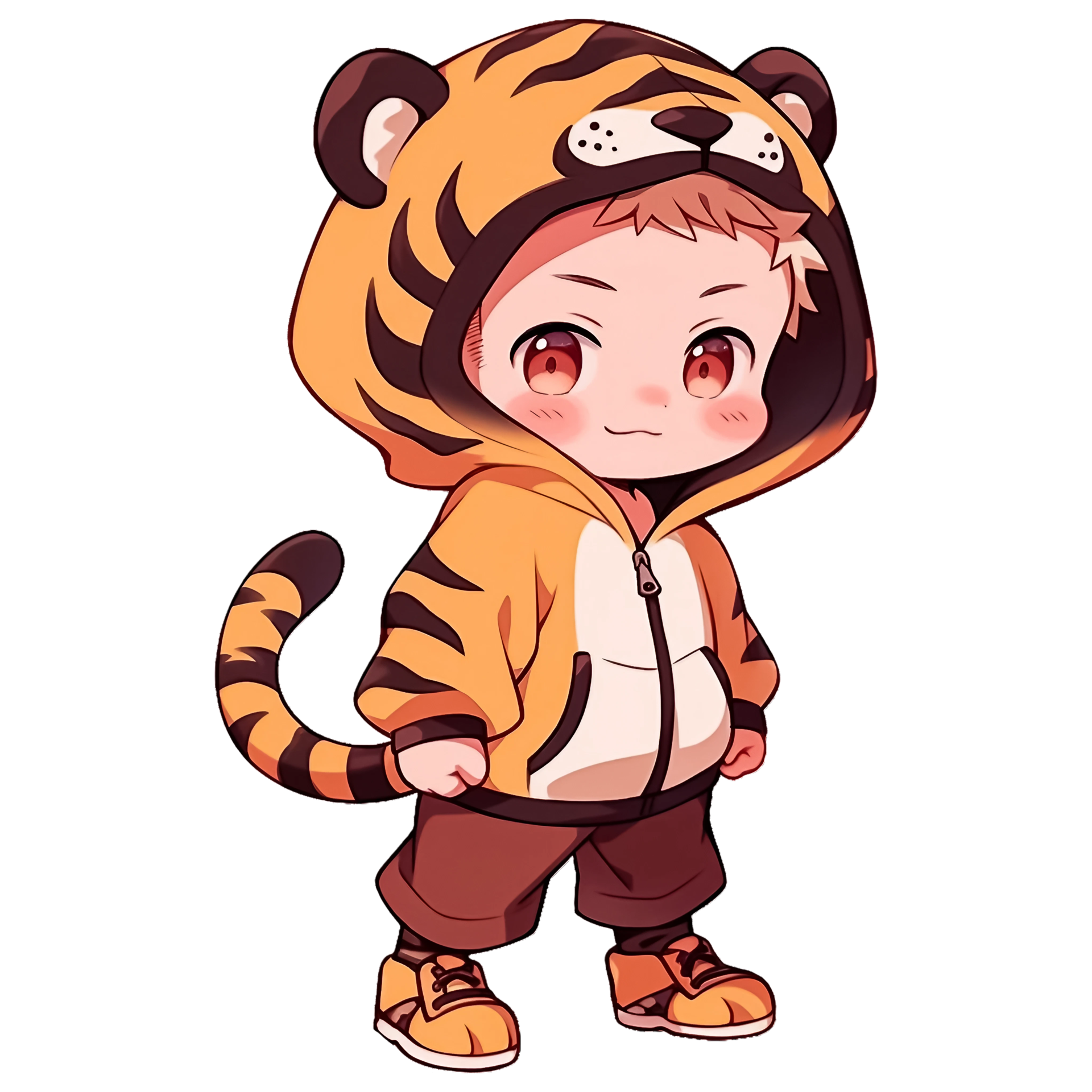 Cute Chibi Boy Wearing A Tiger Hoodie AI Generative 33494443 PNG Cute Chibi Boy Wearing A Tiger Hoodie AI Generative 33494443 PNG