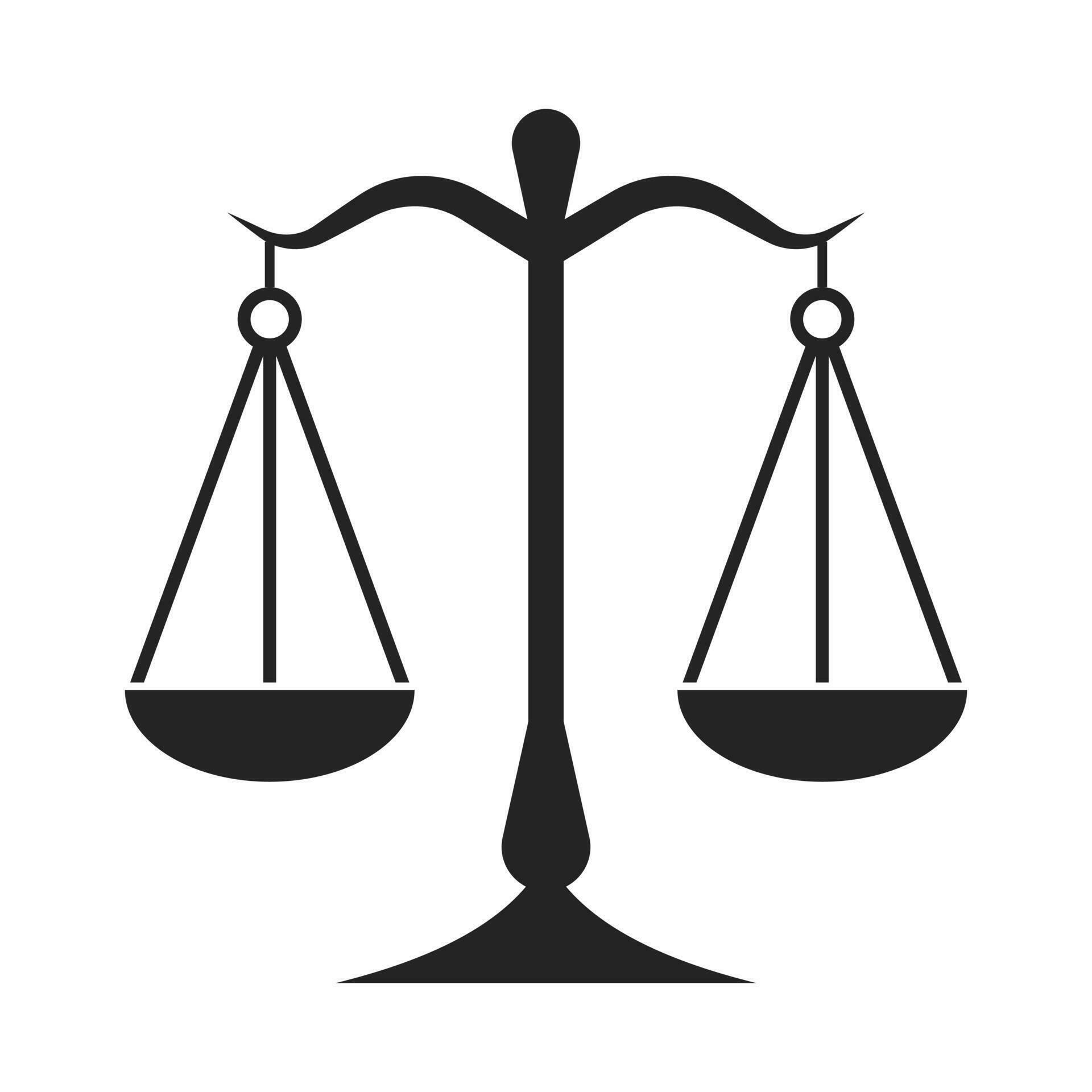Justice Law Scale Icon, Judgment And Punishment Symbol, Justice And ...