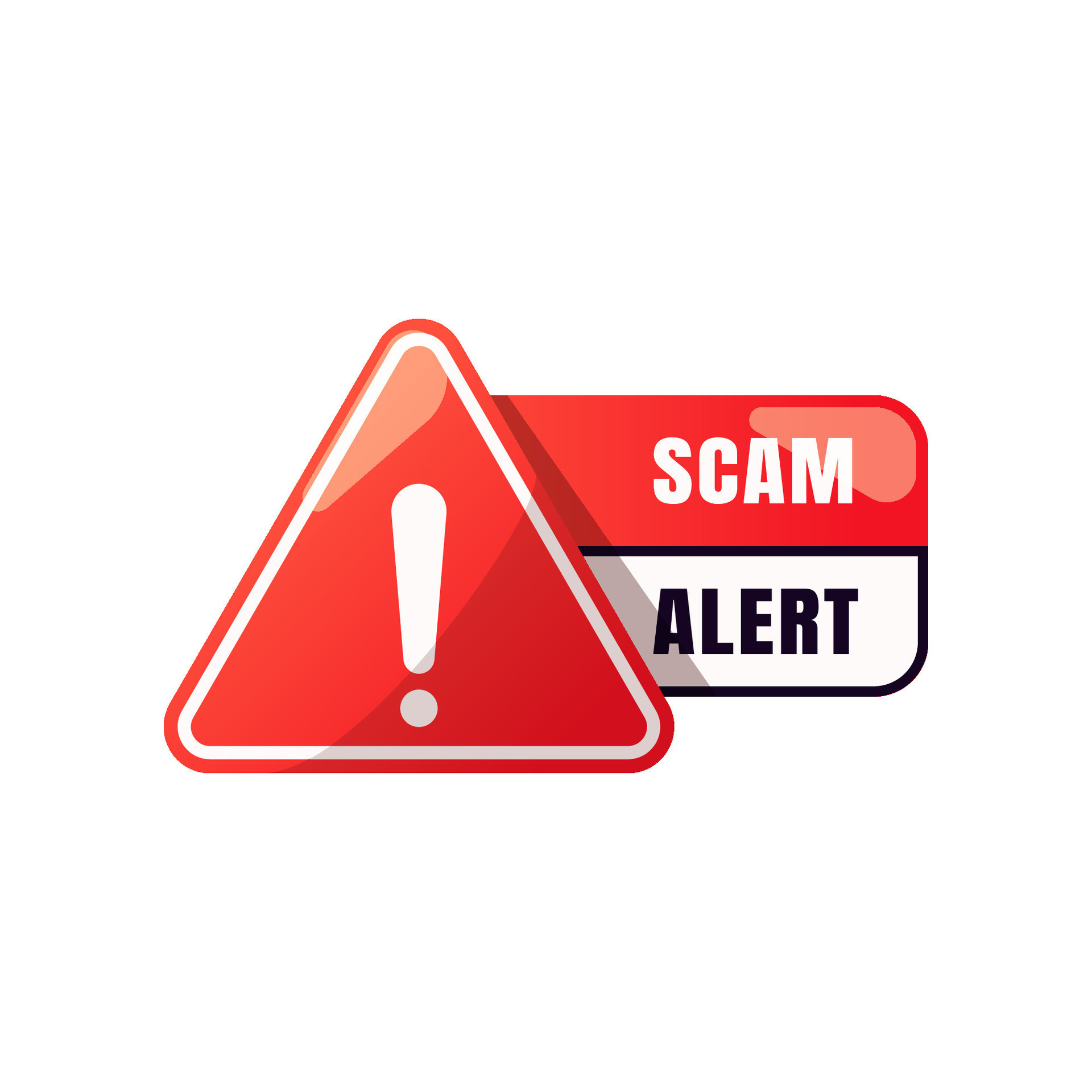 Scam alert sign vector isolated on white background 33497771 Vector Art ... Scam alert sign vector isolated on white background 33497771 Vector Art ...