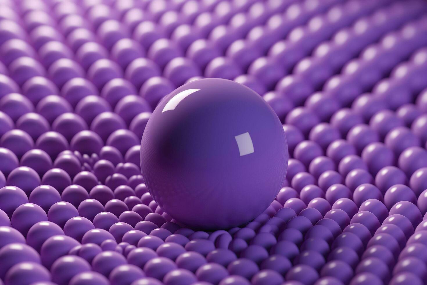 Abstract 3d background of purple glossy balls.AI Generated 33502036 ...