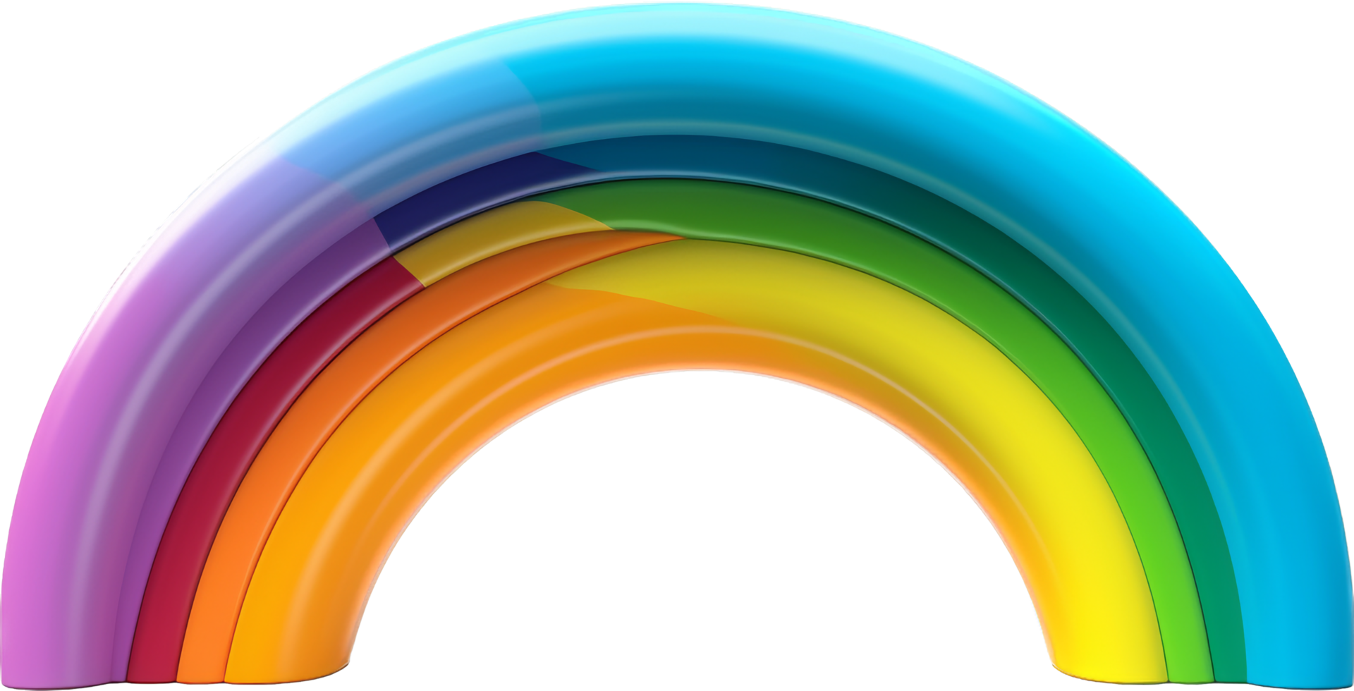 arco iris png con ai generado. 33504320 PNG