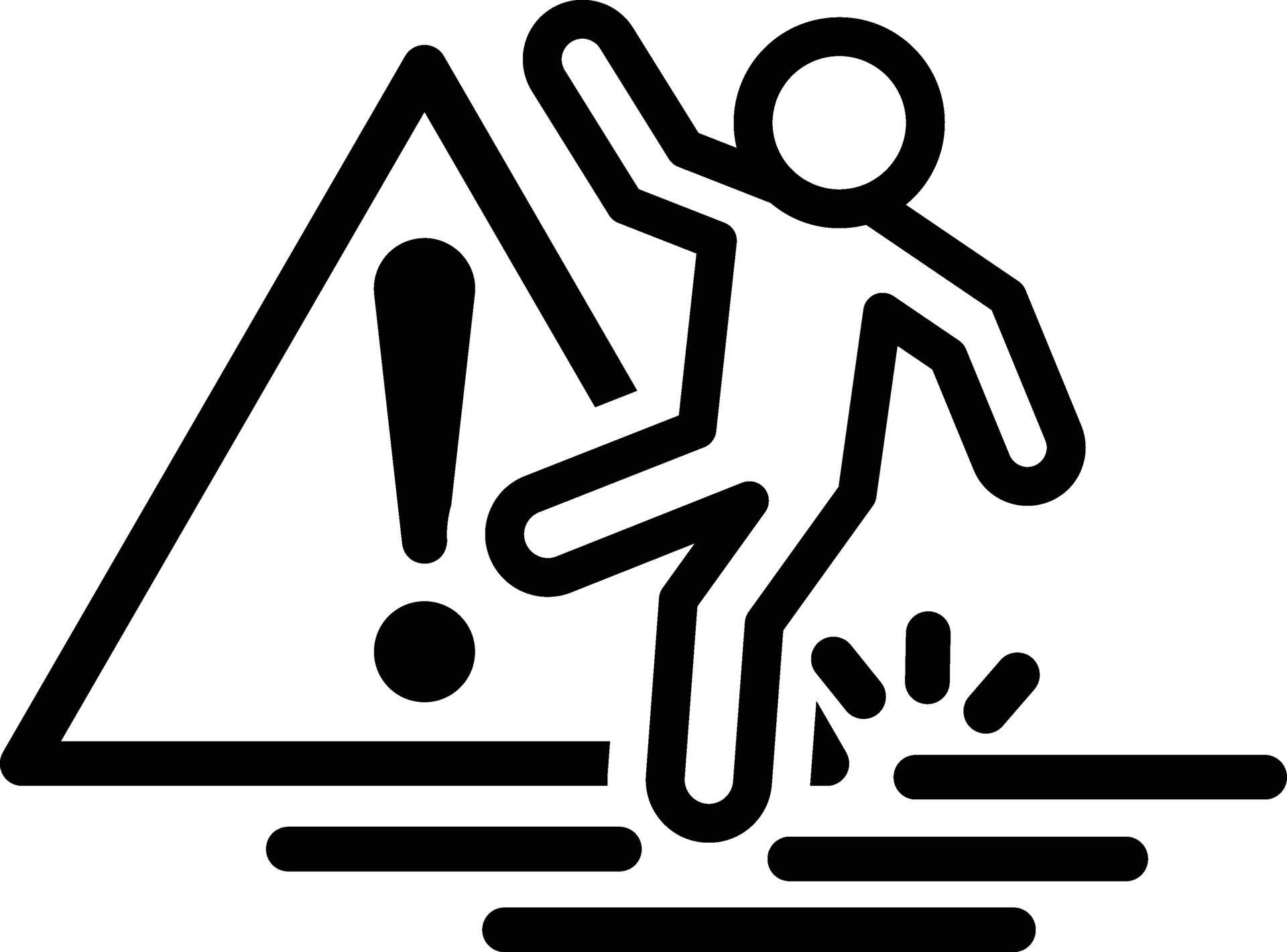 Wet Floor Caution Sign Vector Illustration Caution Wet Floor Wall