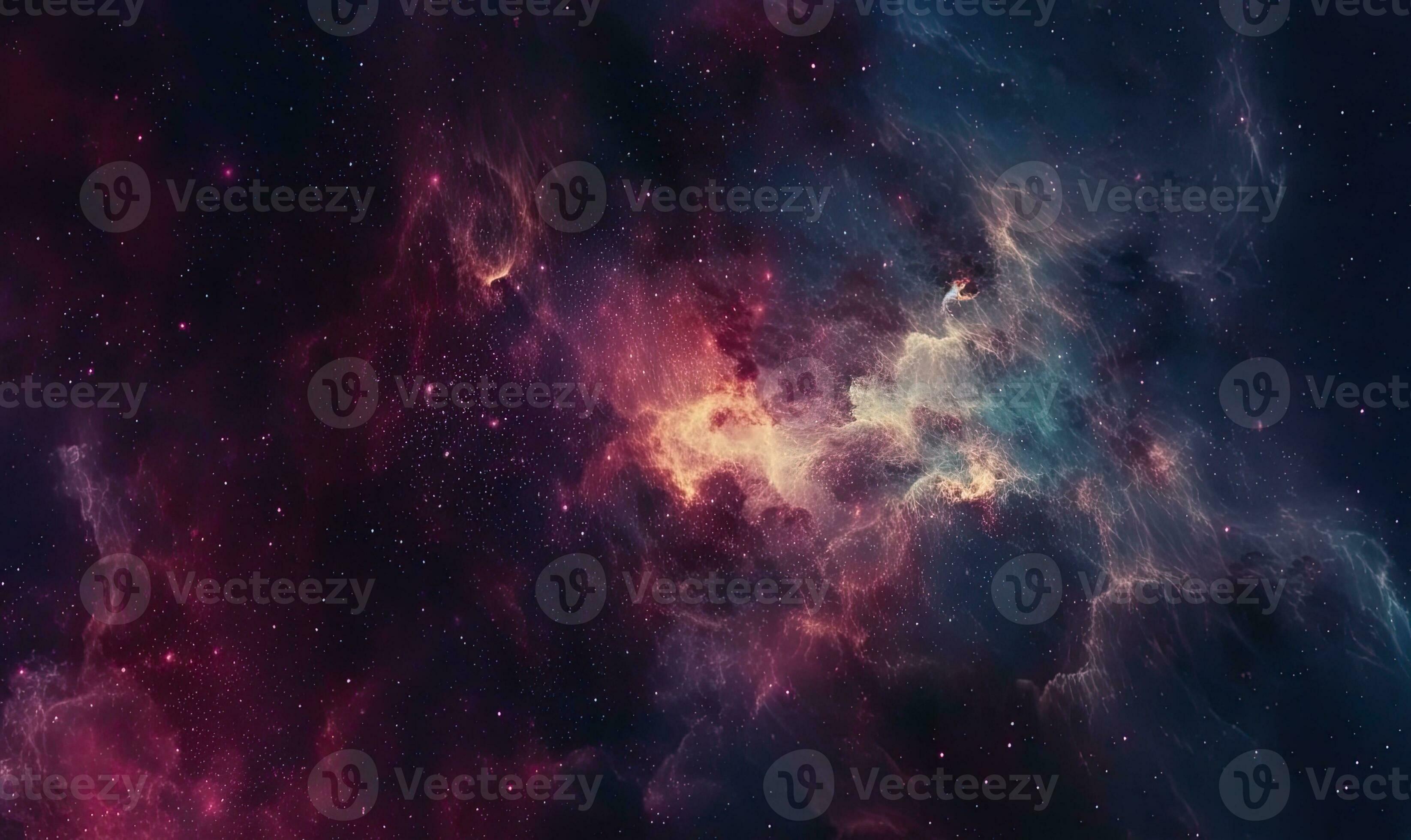 The abstract art piece portrayed the vastness of outer space and the never-ending expanse of the ...