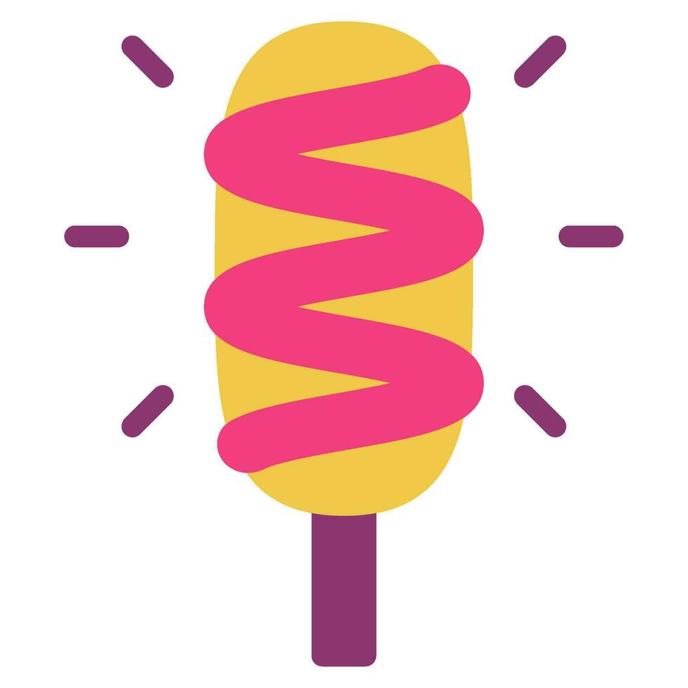 Corn Dog icon illustration, for UIUX, Infographic, etc 33517564 Vector ...