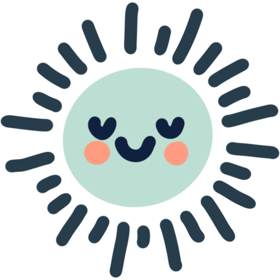 Cute Sun Cute Smiling Faces 33529759 Png