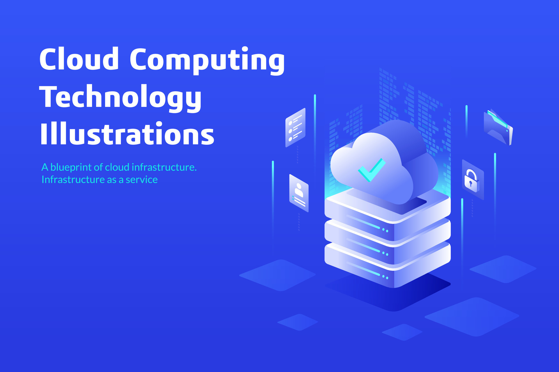 Cloud Computing Technology Illustrations 33530637 Vector Art at Vecteezy