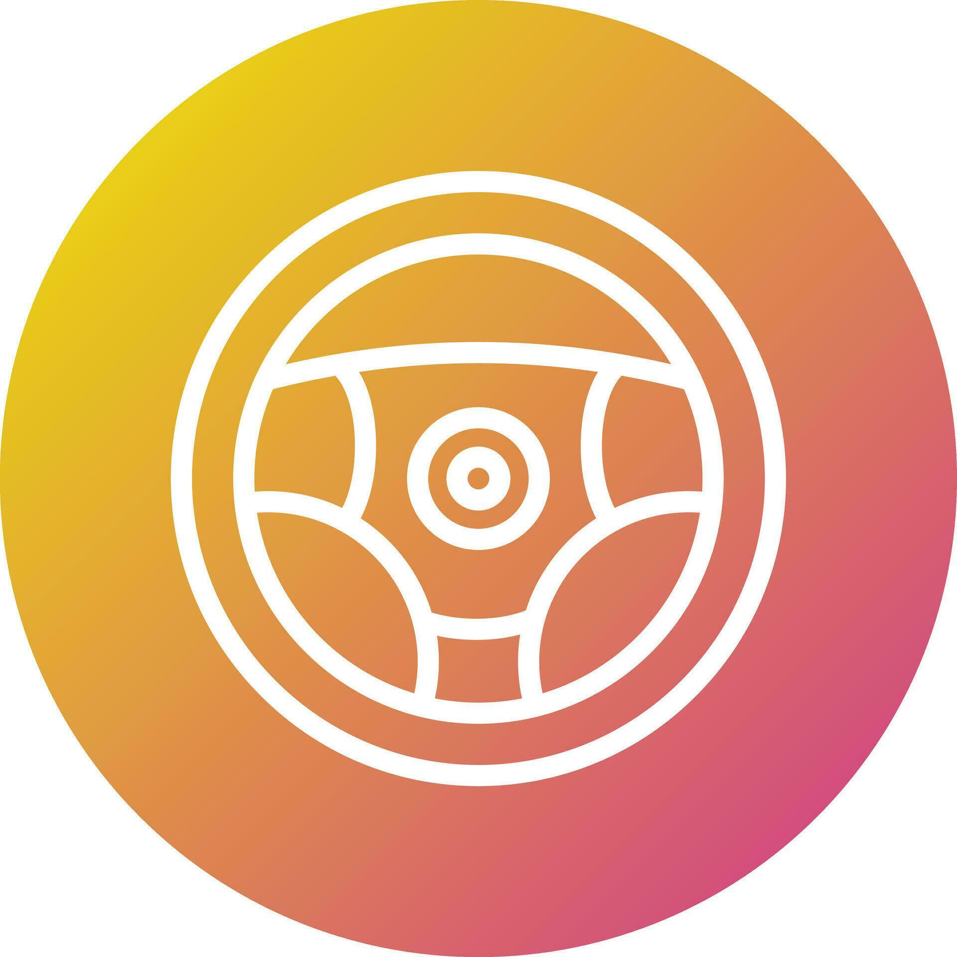 Steering wheel Vector Icon Design Illustration 33531452 Vector Art at ...