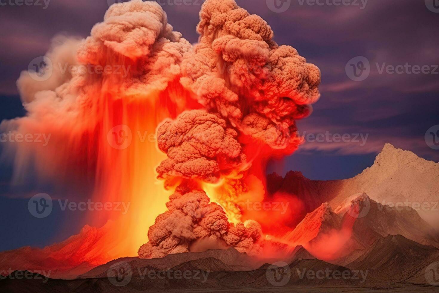 nature disaster volcanic eruption AI Generated 33533311 Stock Photo at ...