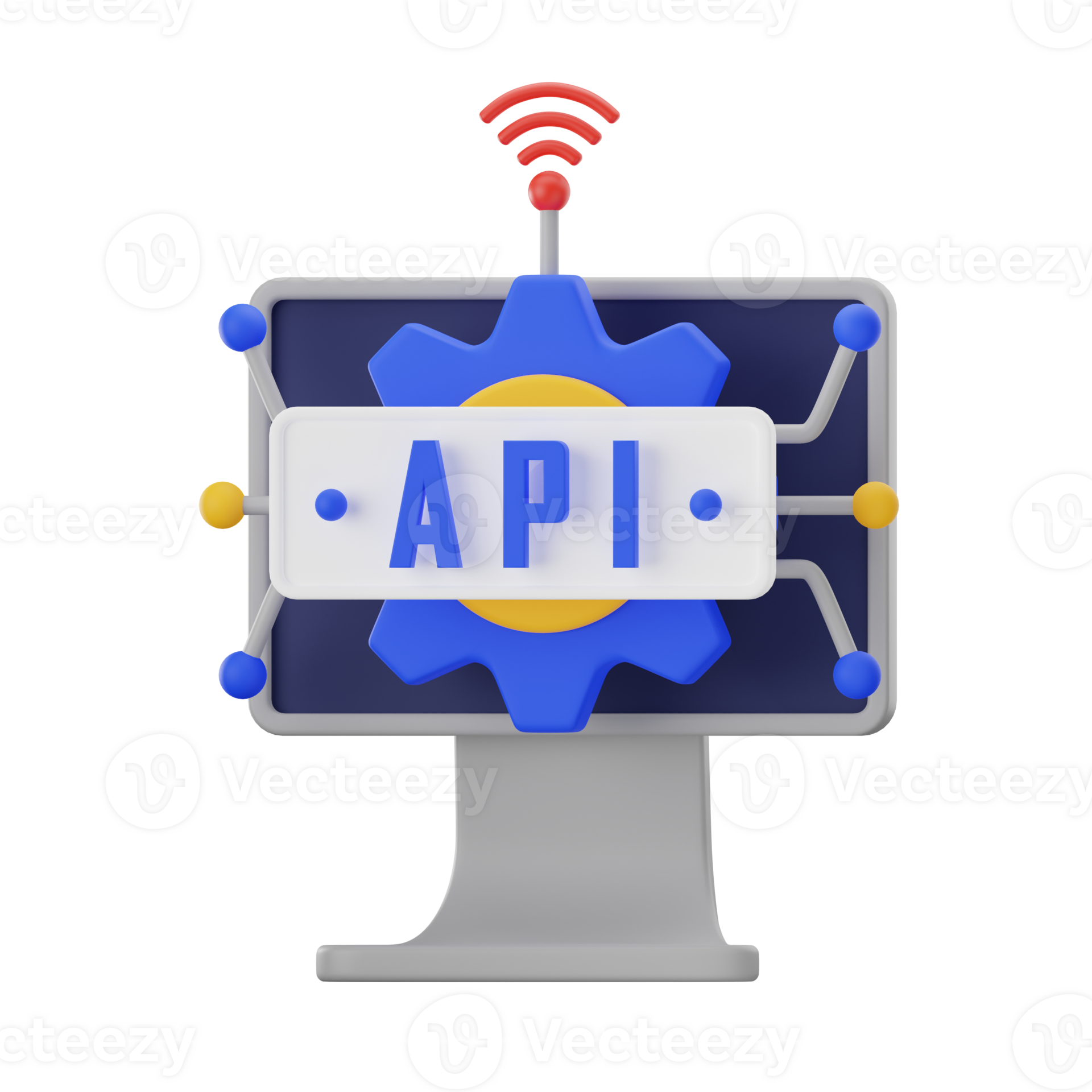 API Setting Coding 3D Illustrations 33535085 PNG