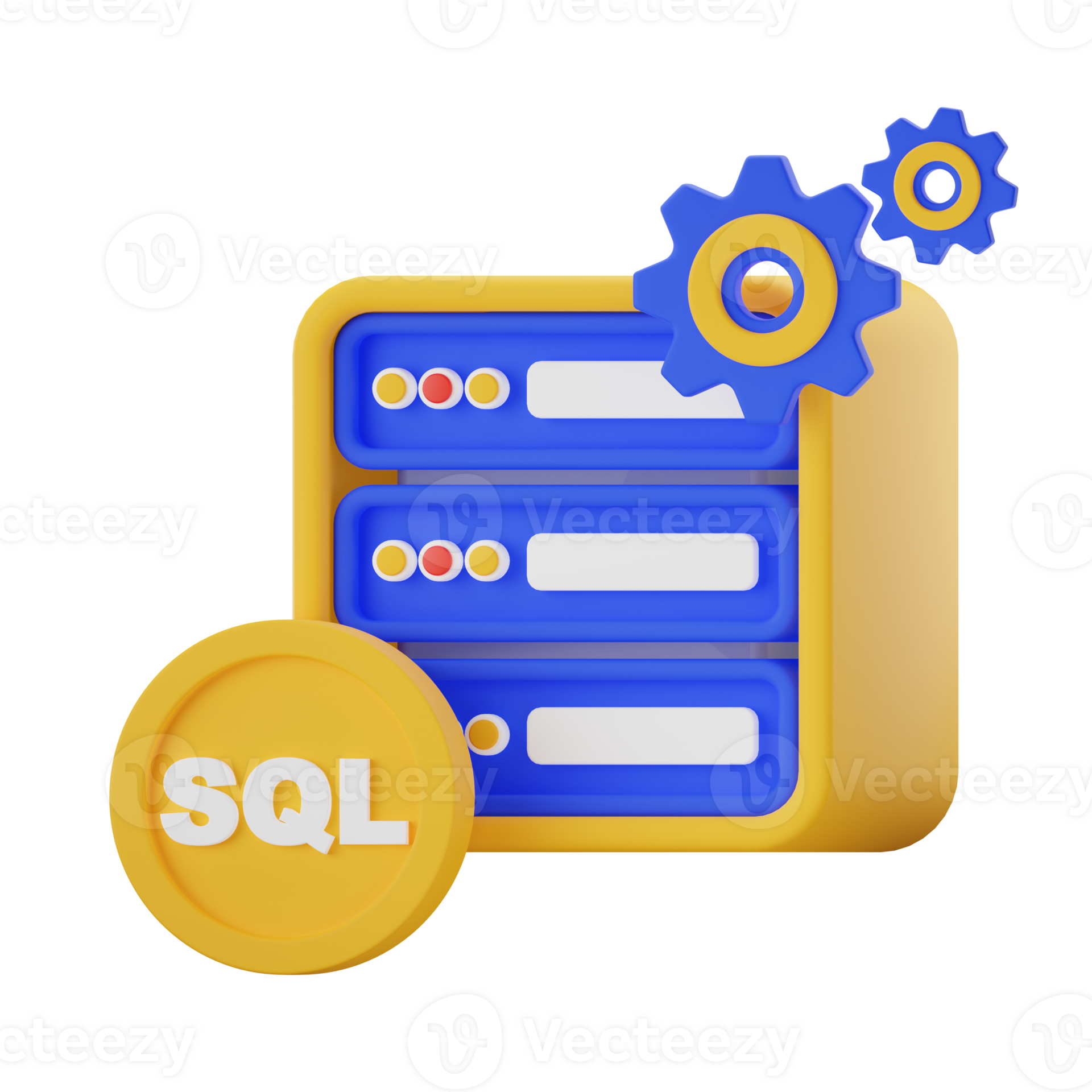 Sql Database Coding 3d Illustrations 33535102 Png
