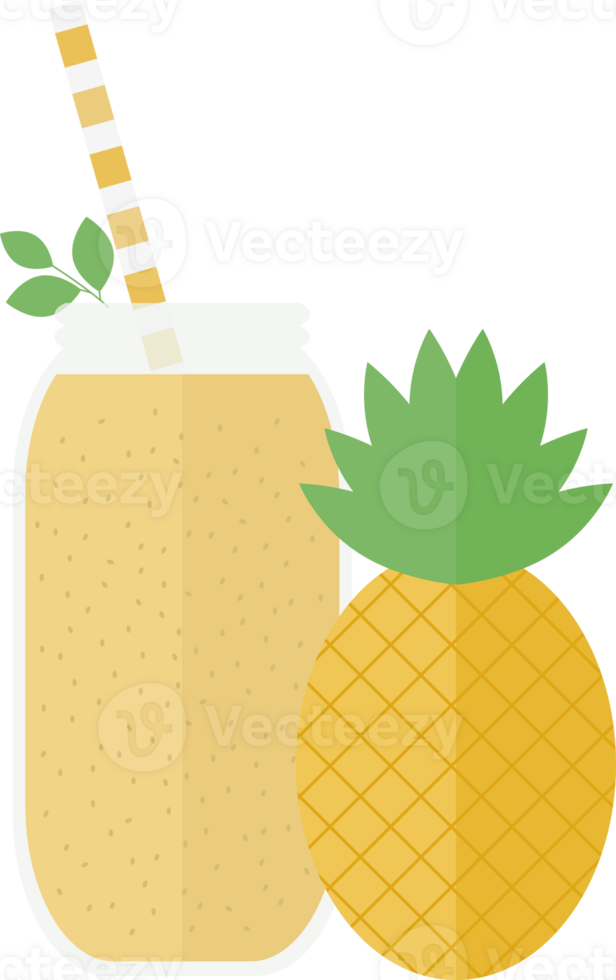 Smoothie Ou Jus Dans Une Verre Bouteille Avec Une Paille Pour Une