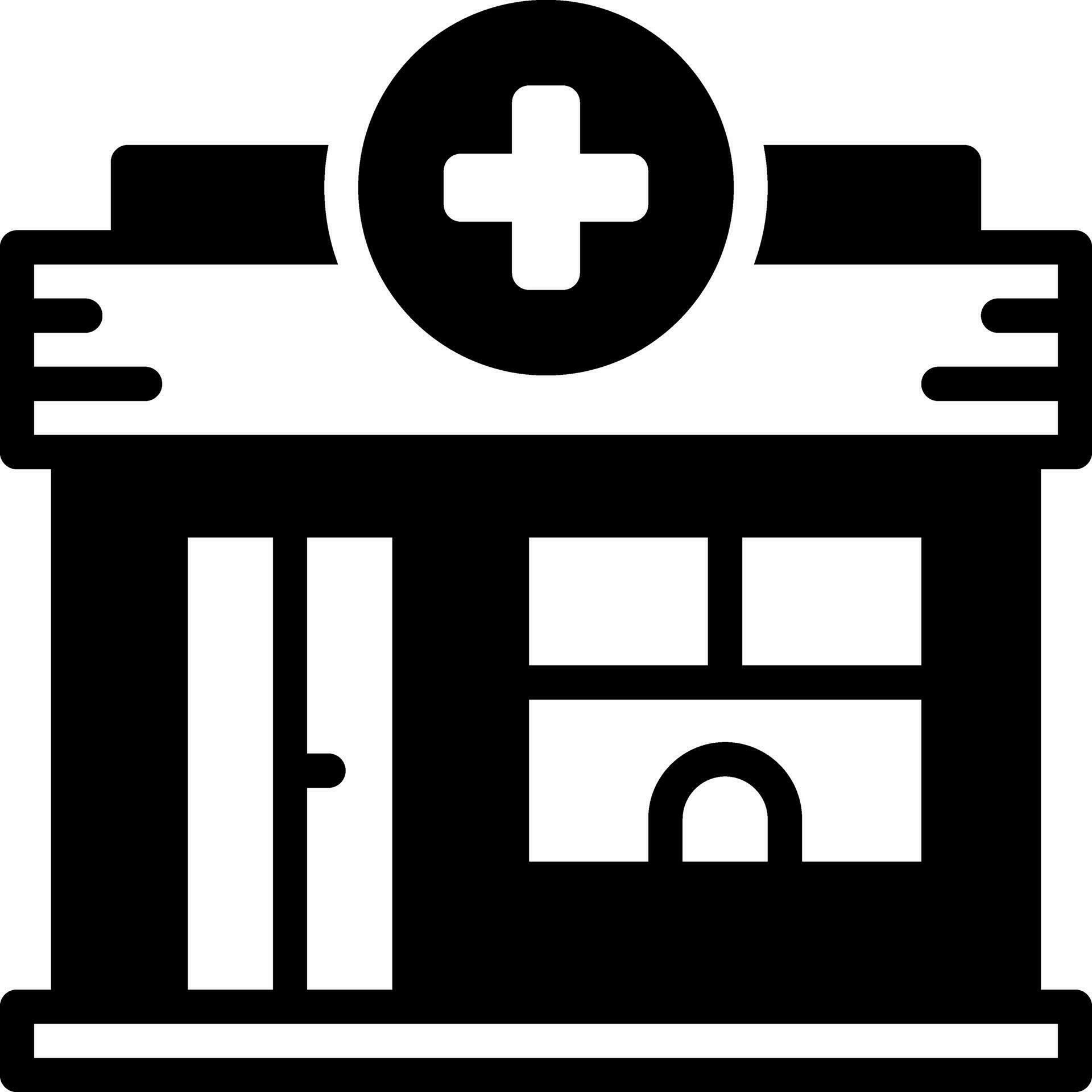 solid icon for pharmacies 33538484 Vector Art at Vecteezy