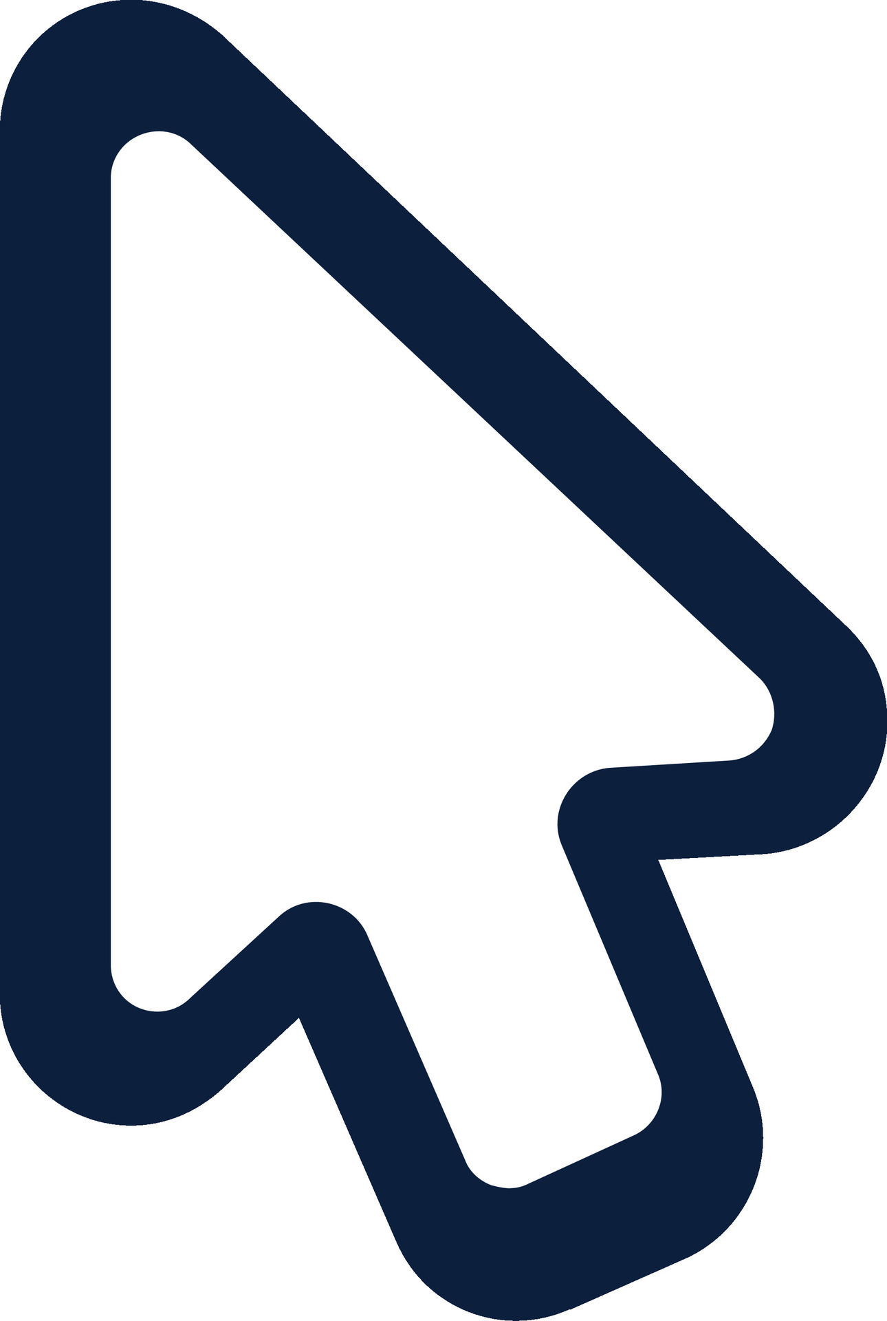 White Arrow Pointer On Computer Monitor Screen 33541330 Vector Art at Vecteezy