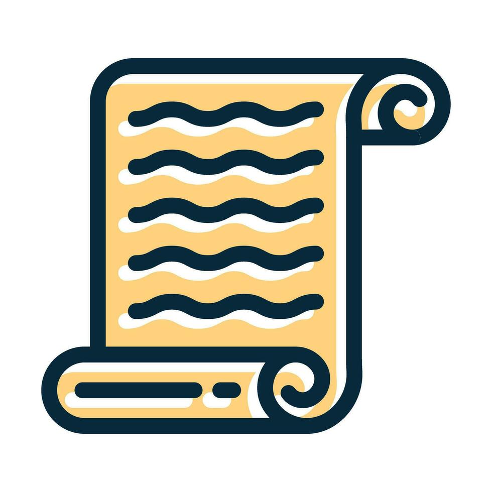 Scroll Vector Thick Line Filled Dark Colors 33543125 Vector Art at Vecteezy