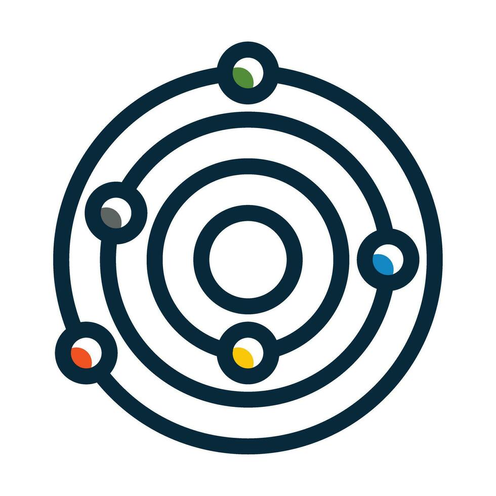 Galaxy Vector Thick Line Filled Dark Colors 33543538 Vector Art at Vecteezy