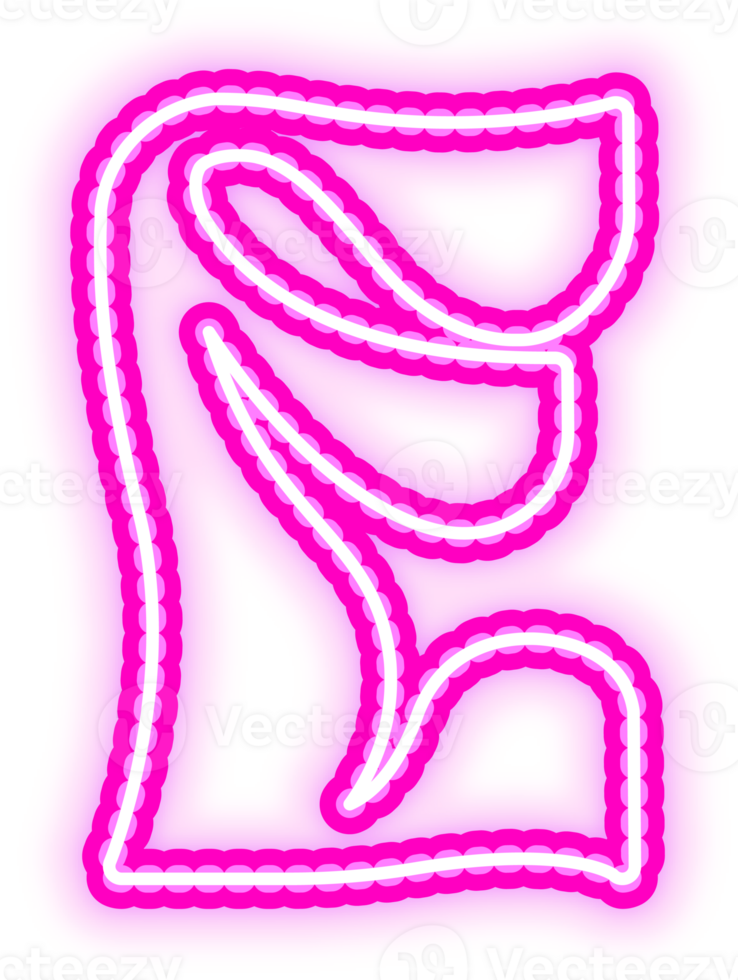 Neon Pink Alphabet Letters 33553700 Png