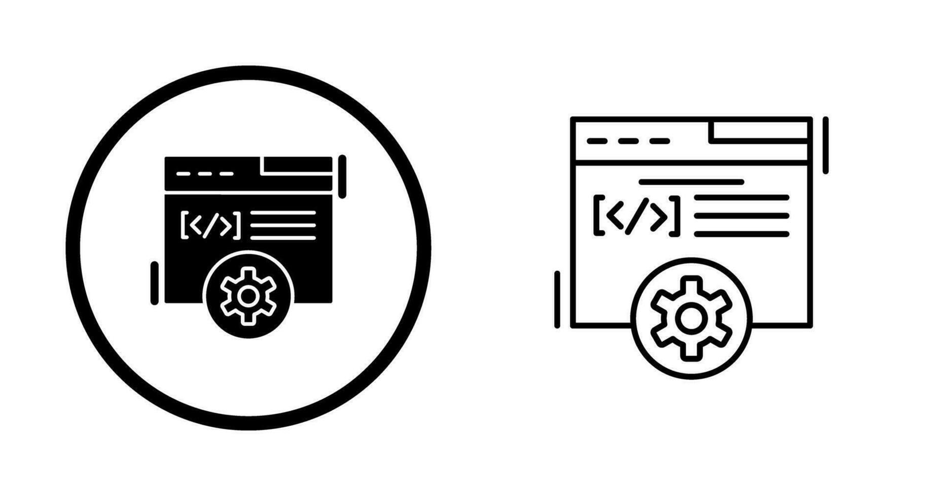 Icono De Vector De Desarrollo Web 33578204 Vector En Vecteezy