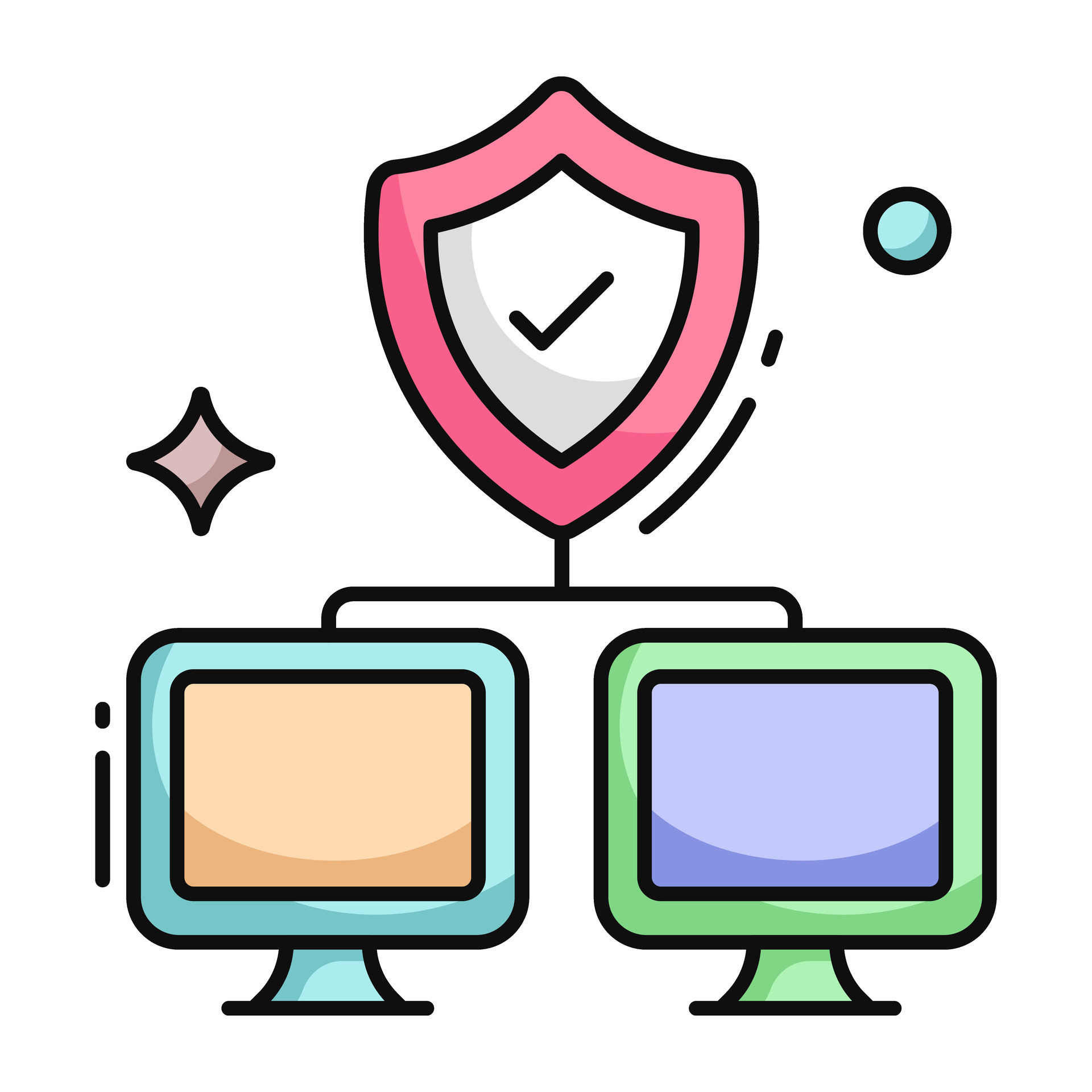 Editable design icon of computer security 33599426 Vector Art at Vecteezy