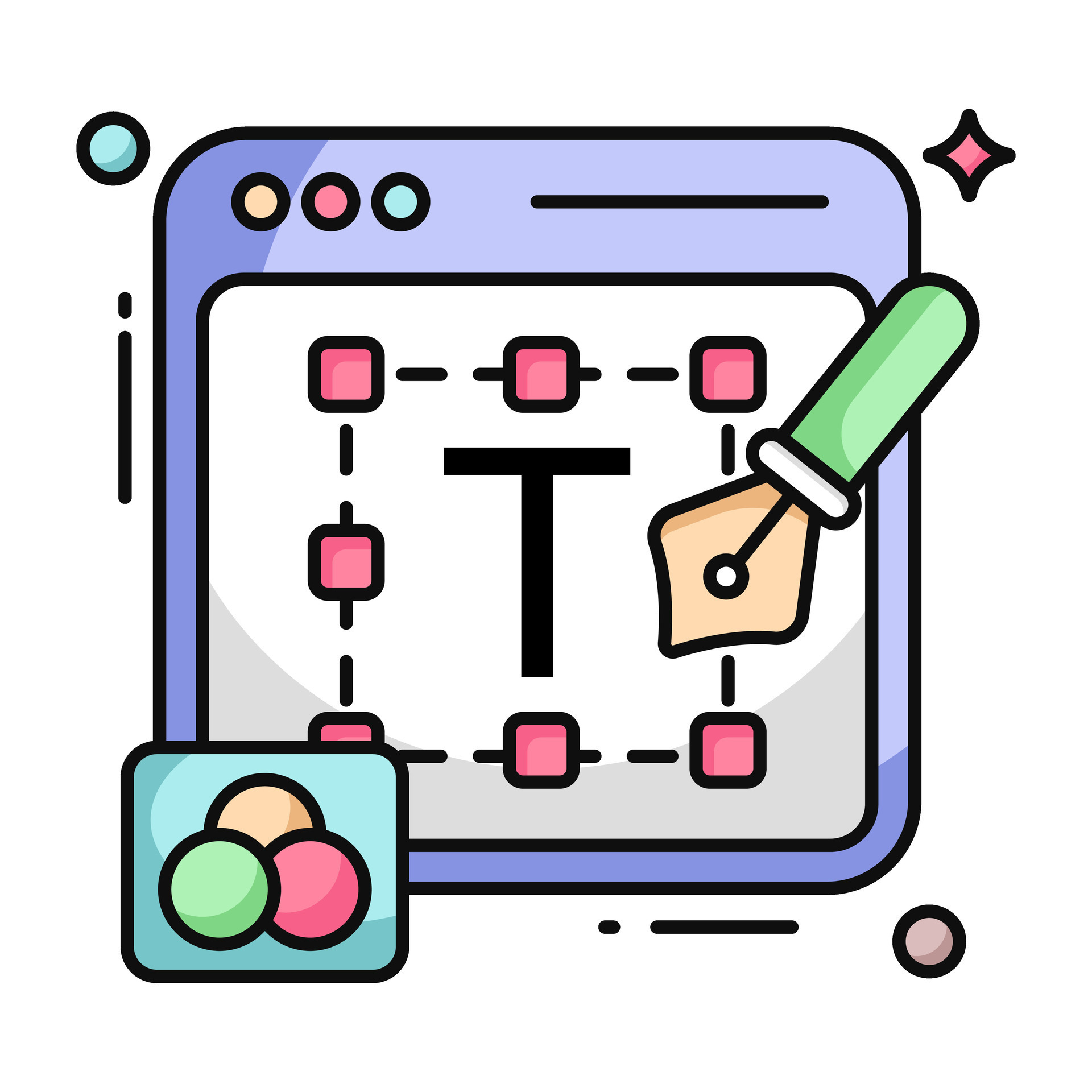 Modern style icon of text tool 33622265 Vector Art at Vecteezy