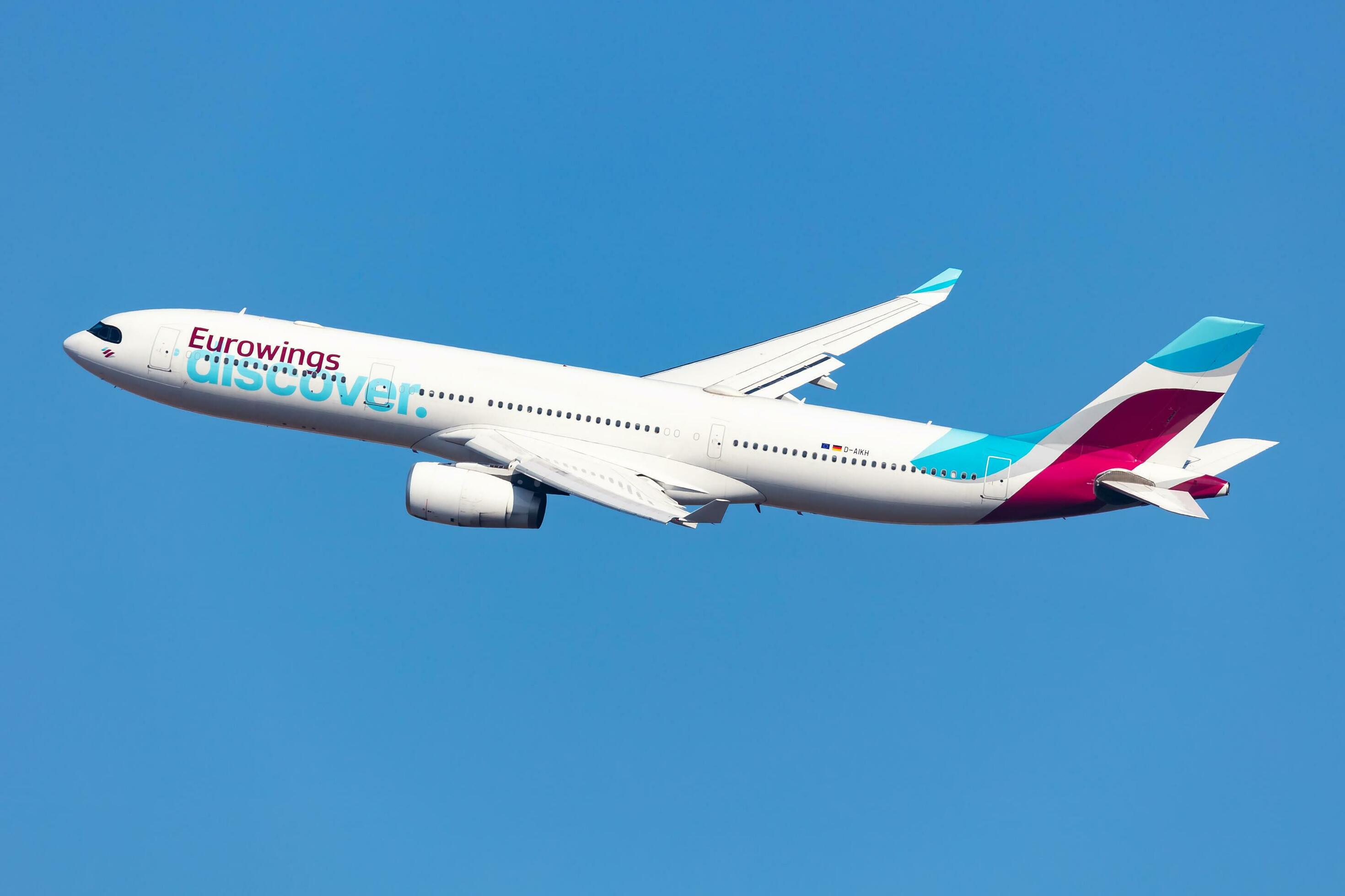 Eurowings Discover Airlines Airbus A330 300 Passenger Plane At Airport