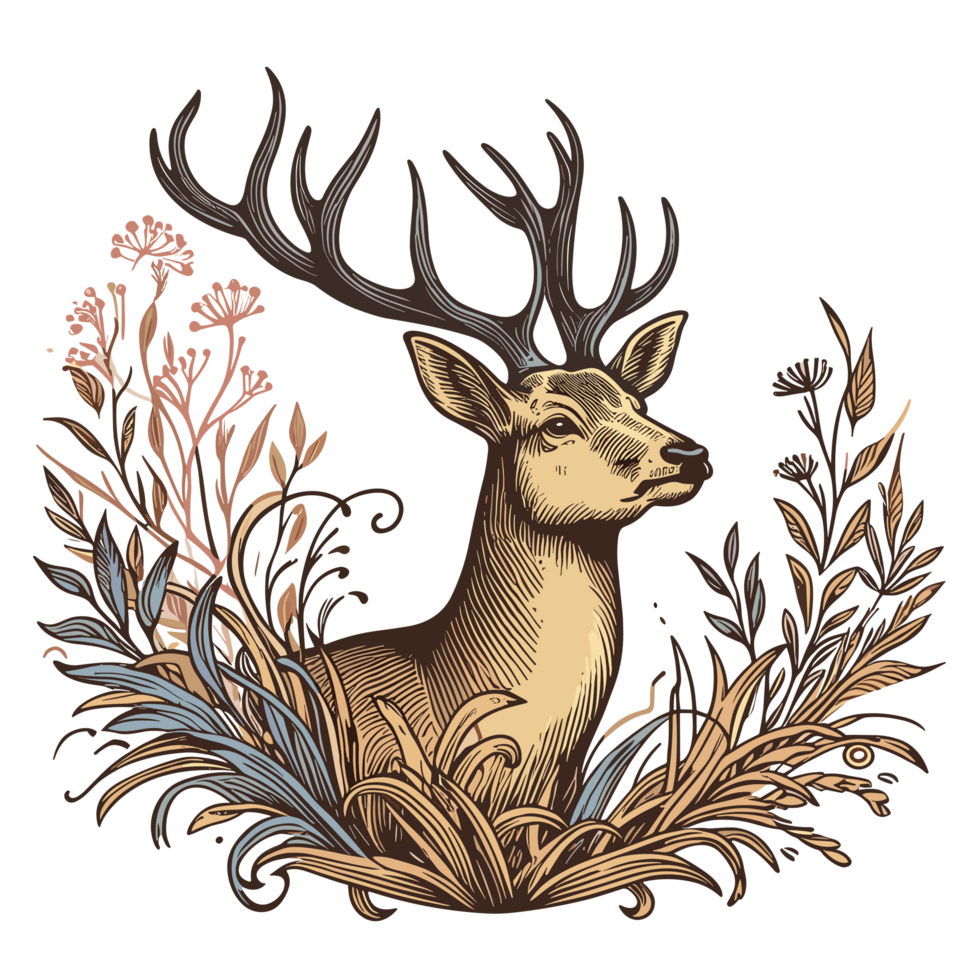 Christmas Reindeer Clipart Ai Generative 33641909 Png