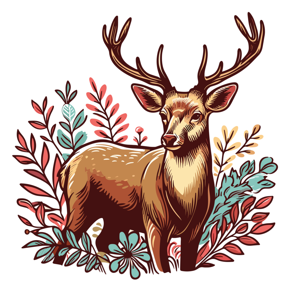 Christmas Reindeer Clipart Ai Generative 33641913 Png