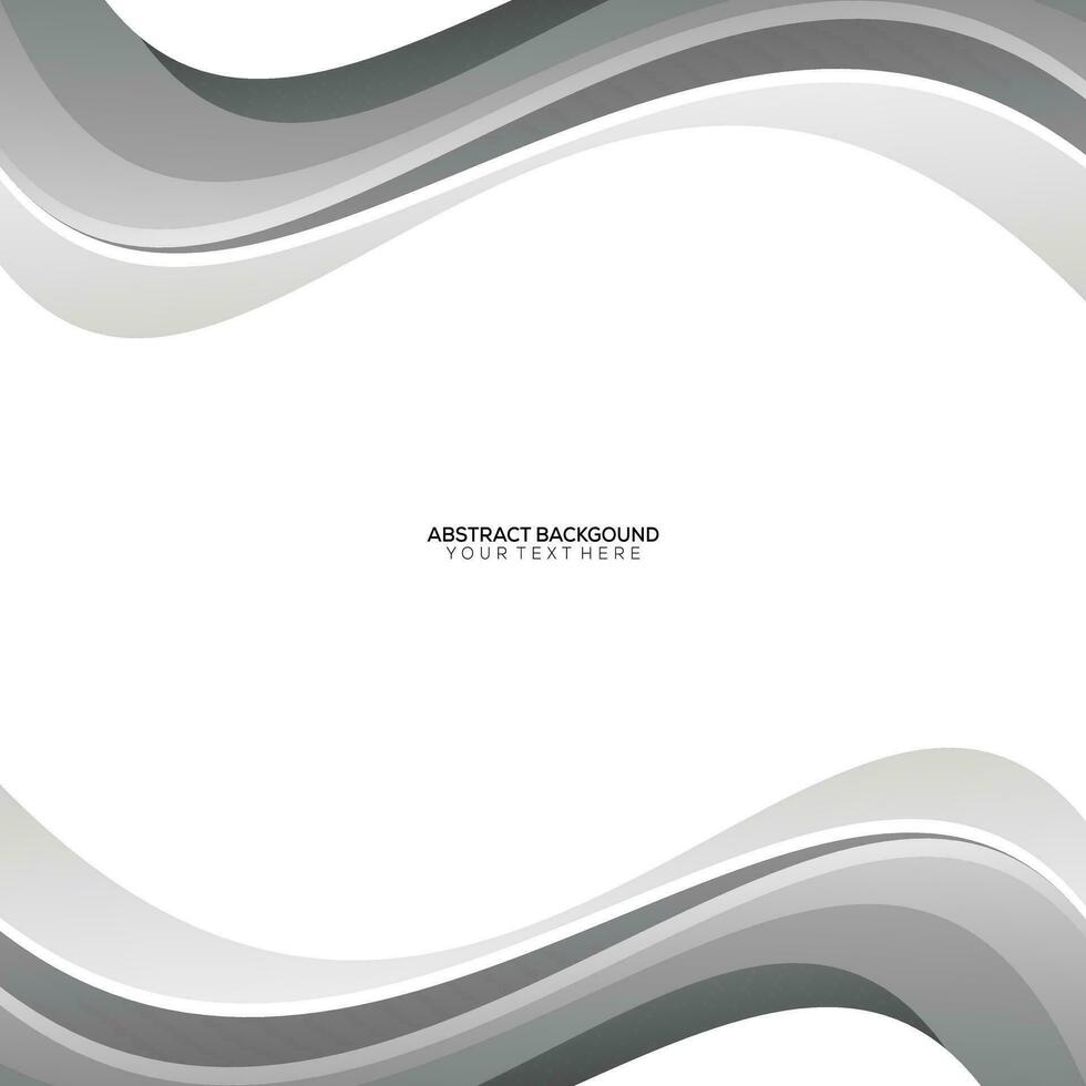 abstract background with gray smooth color wave 33642247 Vector Art at ...