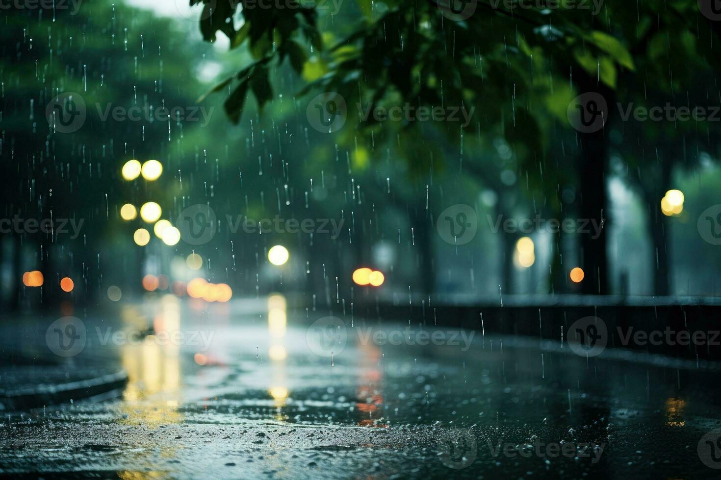 Drizzle Rainy day in autumn background and wallpaper. Generative AI ... Drizzle Rainy day in autumn background and wallpaper. Generative AI ...